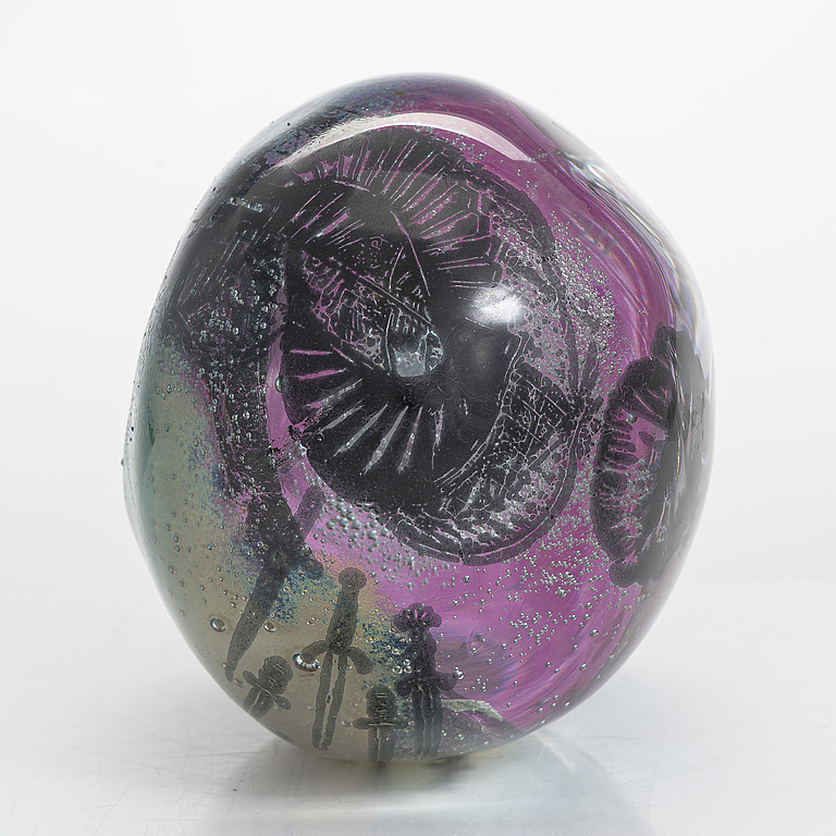 Sini Majuri, A glass sculpture 'Storm'. Signed Sini Majuri 2022 ...