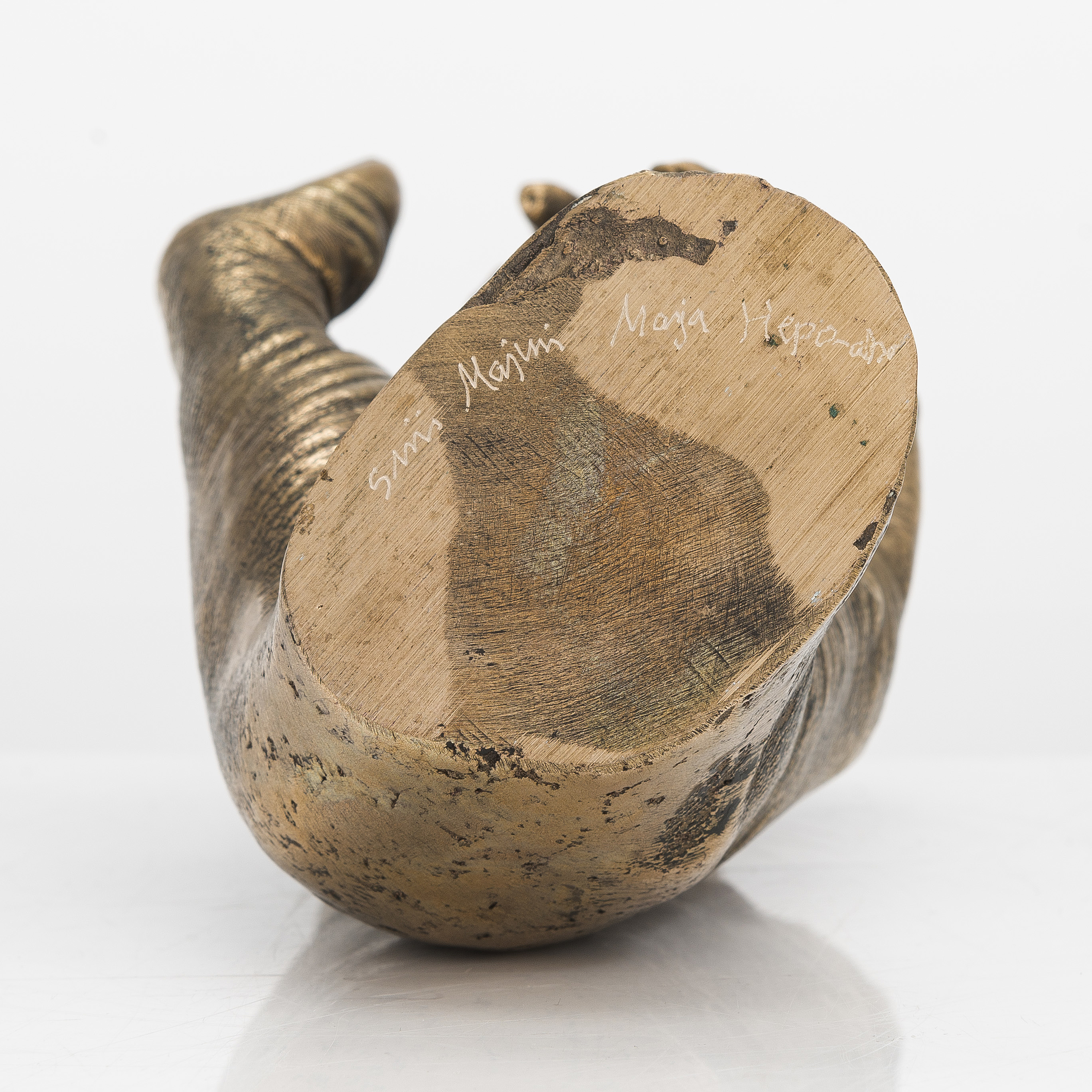 Sini Majuri & Marja Hepo-aho, A bronze sculpture 'Monsters'. Signed ...