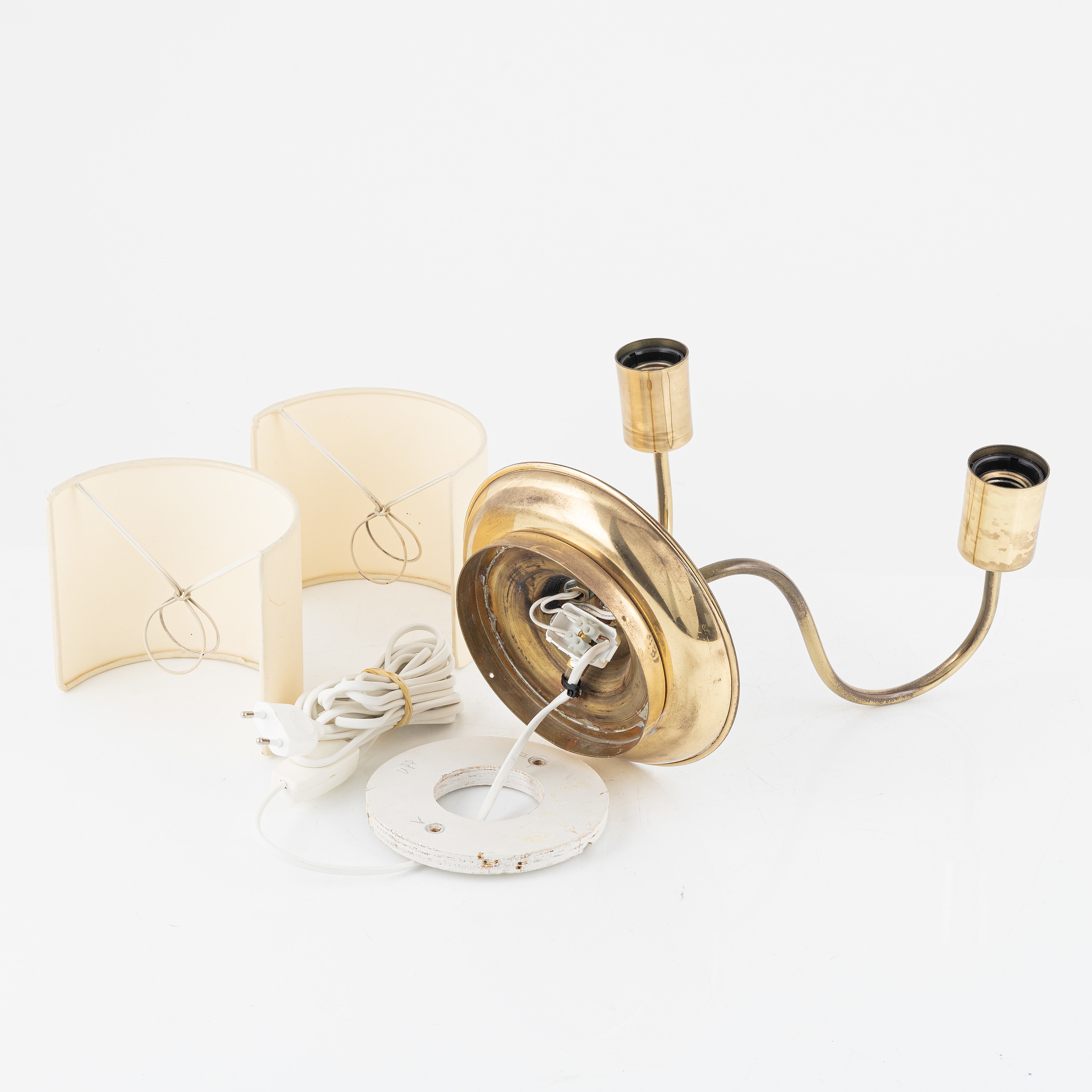 Josef Frank, a brass wall lamp, a model 2565, Firma Svenskt Tenn ...