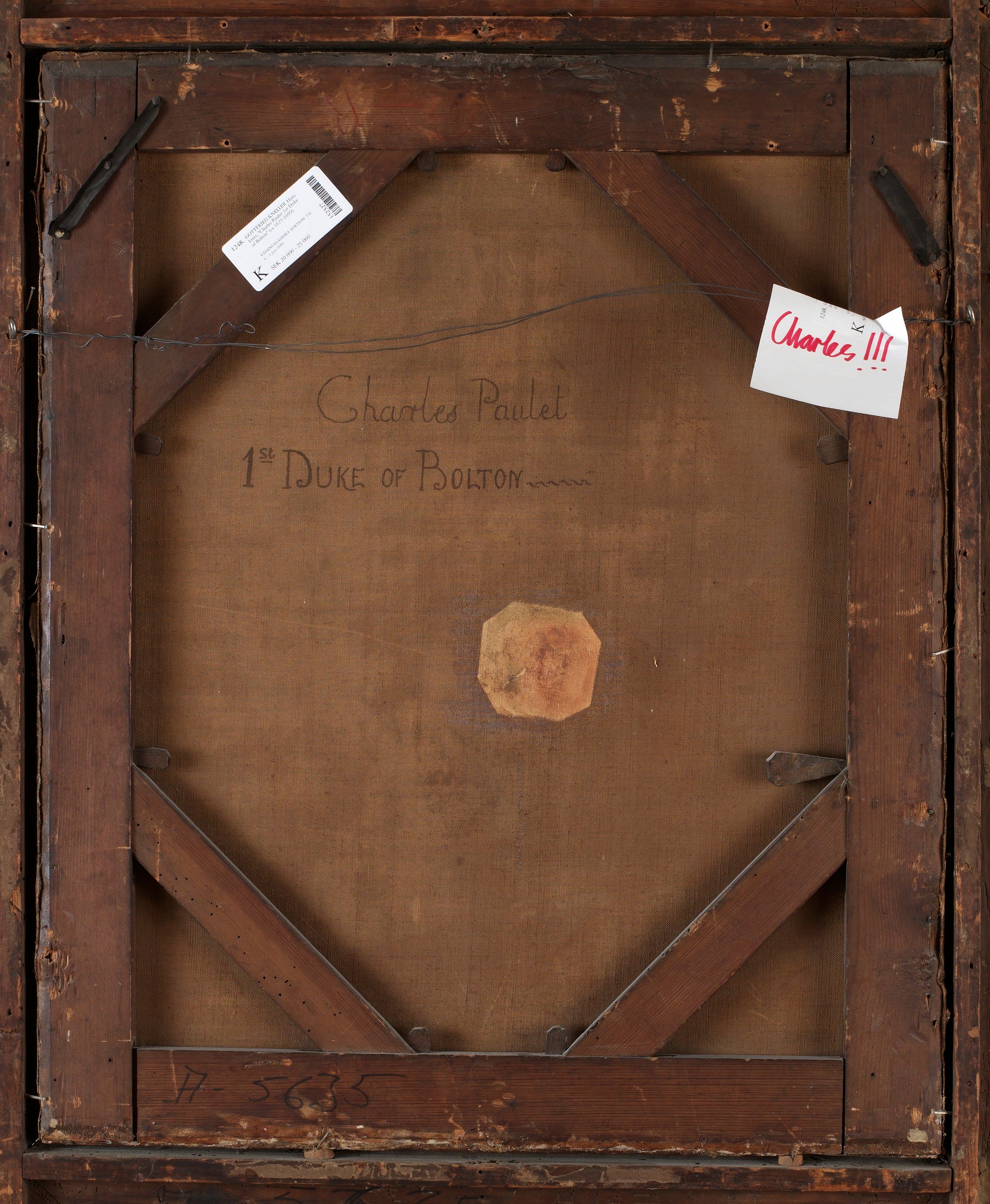 Mary Beale Tillskriven, "Charles Paulet 1st Duke of Bolton" (ca 1625 ...