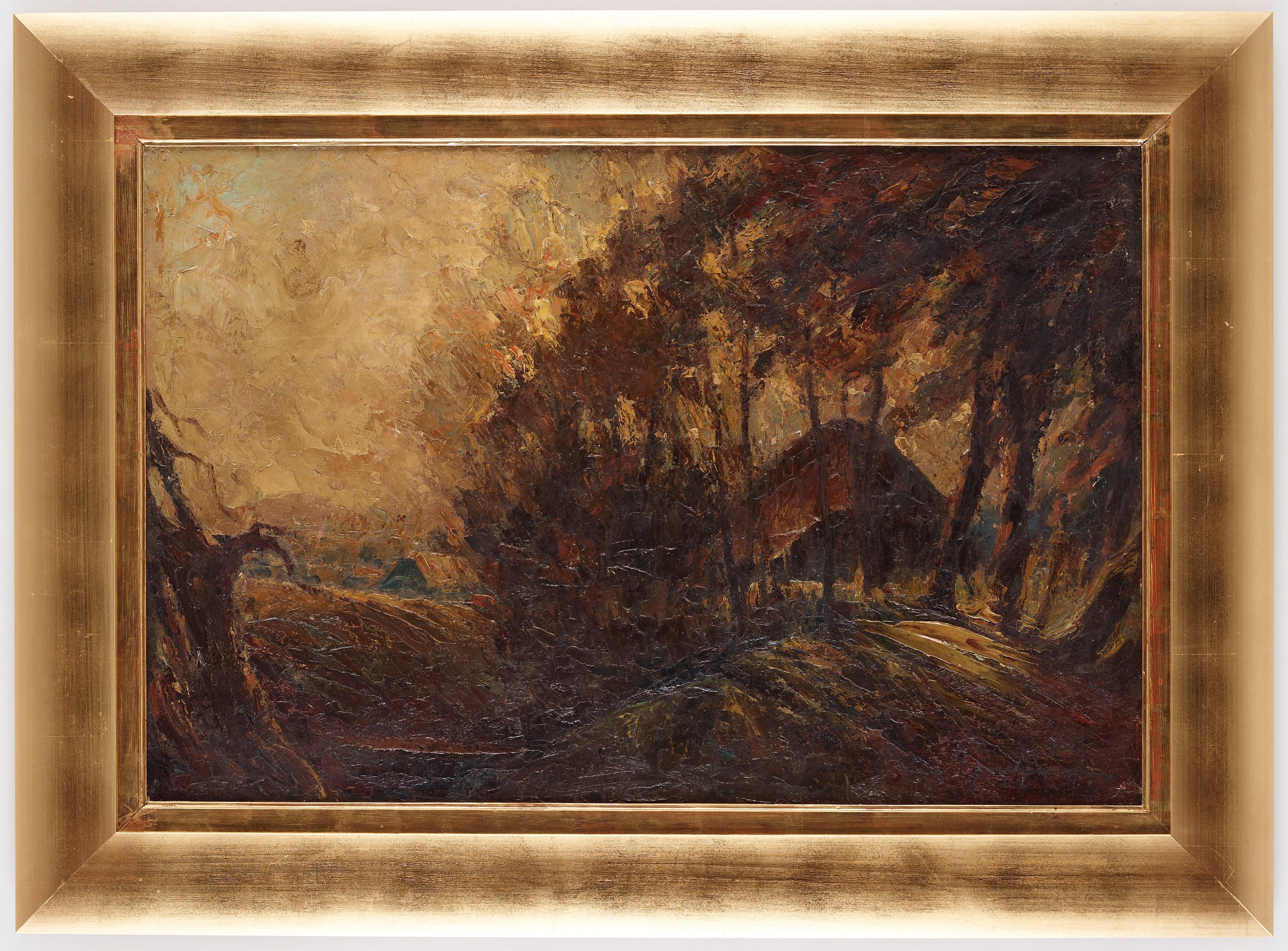 Ernst Josephson, Sunrise, Gargilesse, France. - Bukowskis