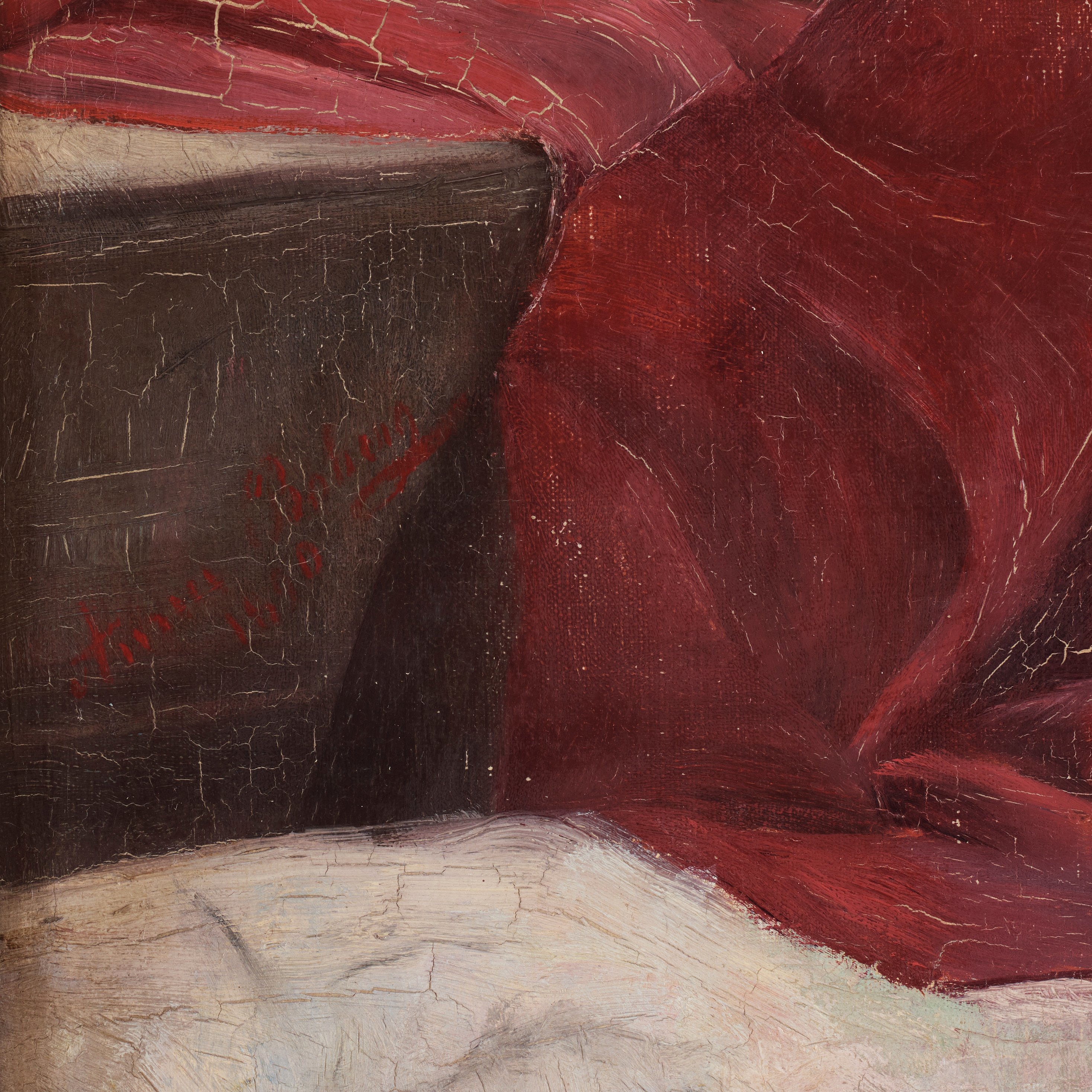 Anna Boberg, Stilleben med påfågelfjädrar och snäcka. - Bukowskis