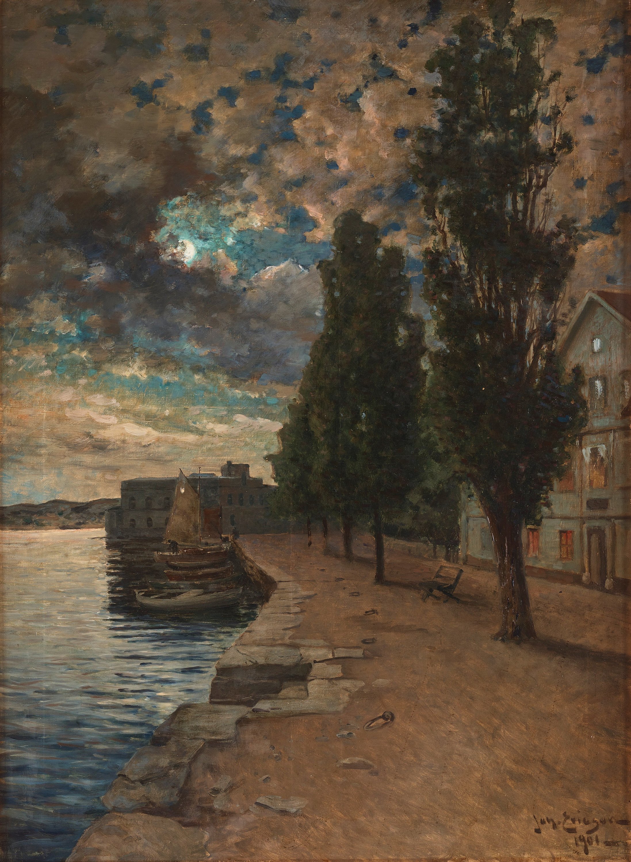 Johan Ericson, Moonlight, Marstrand. - Bukowskis