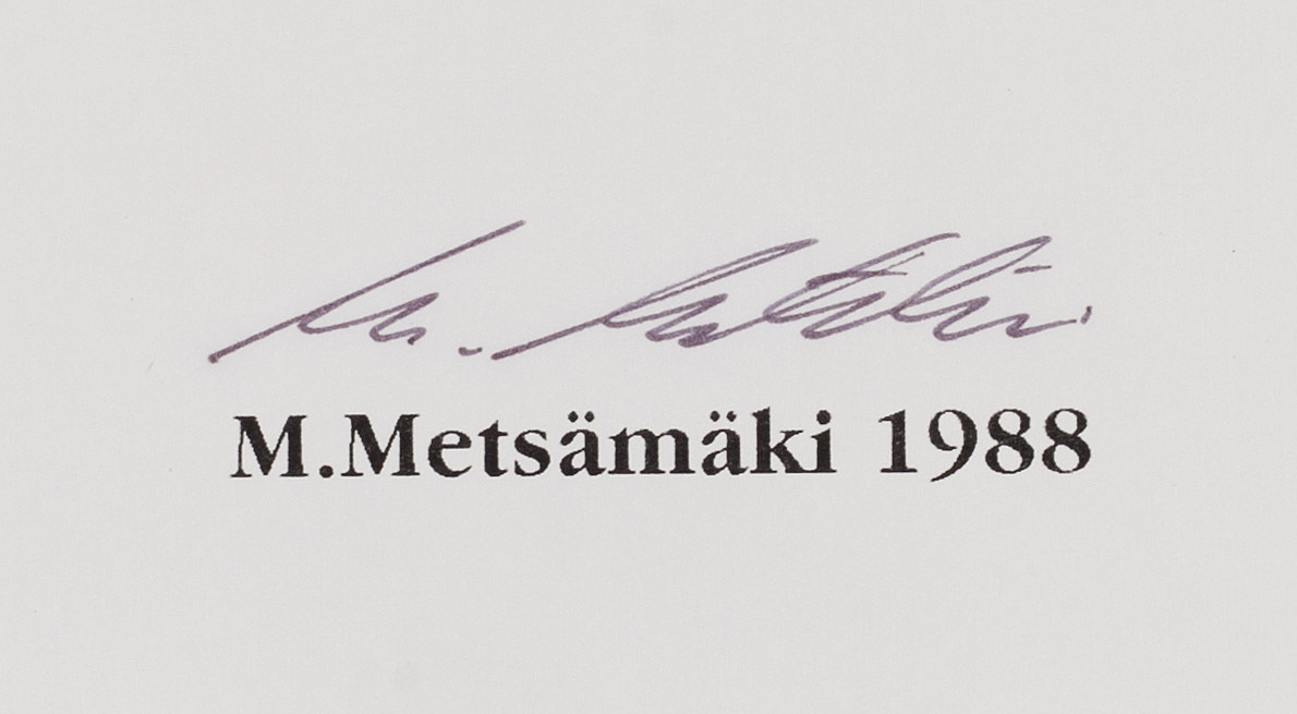 Portfolio of 10 prints, signed and dated 1987-88, numbered 24/50 ...