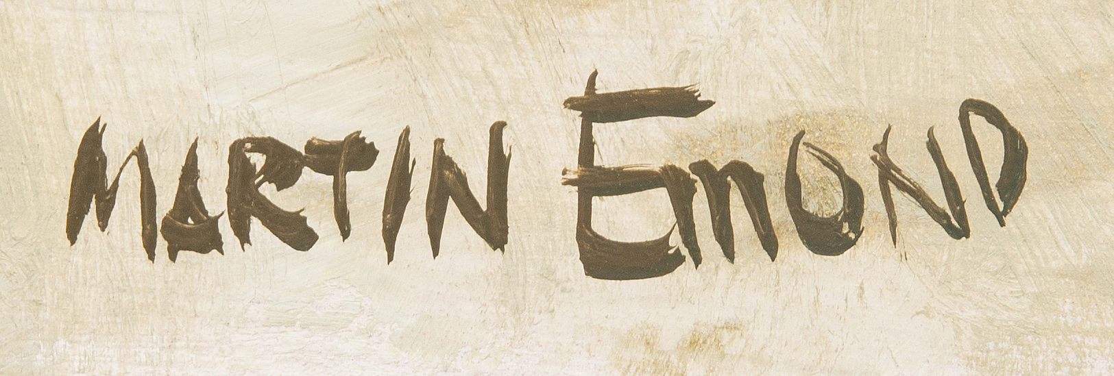 Martin Emond, olja på pannå signerad. - Bukowskis