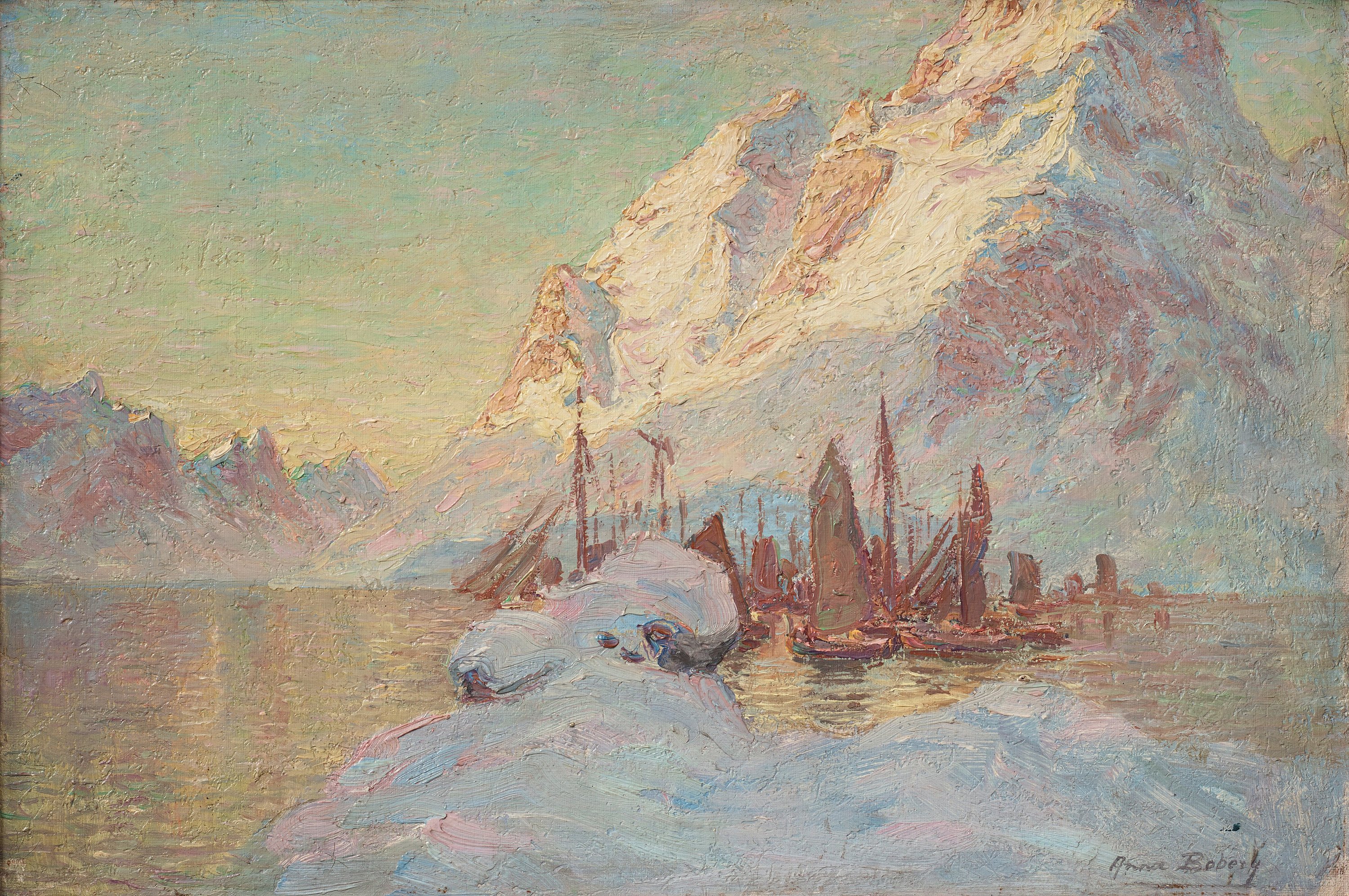 Anna Boberg, Motif from Lofoten. - Bukowskis