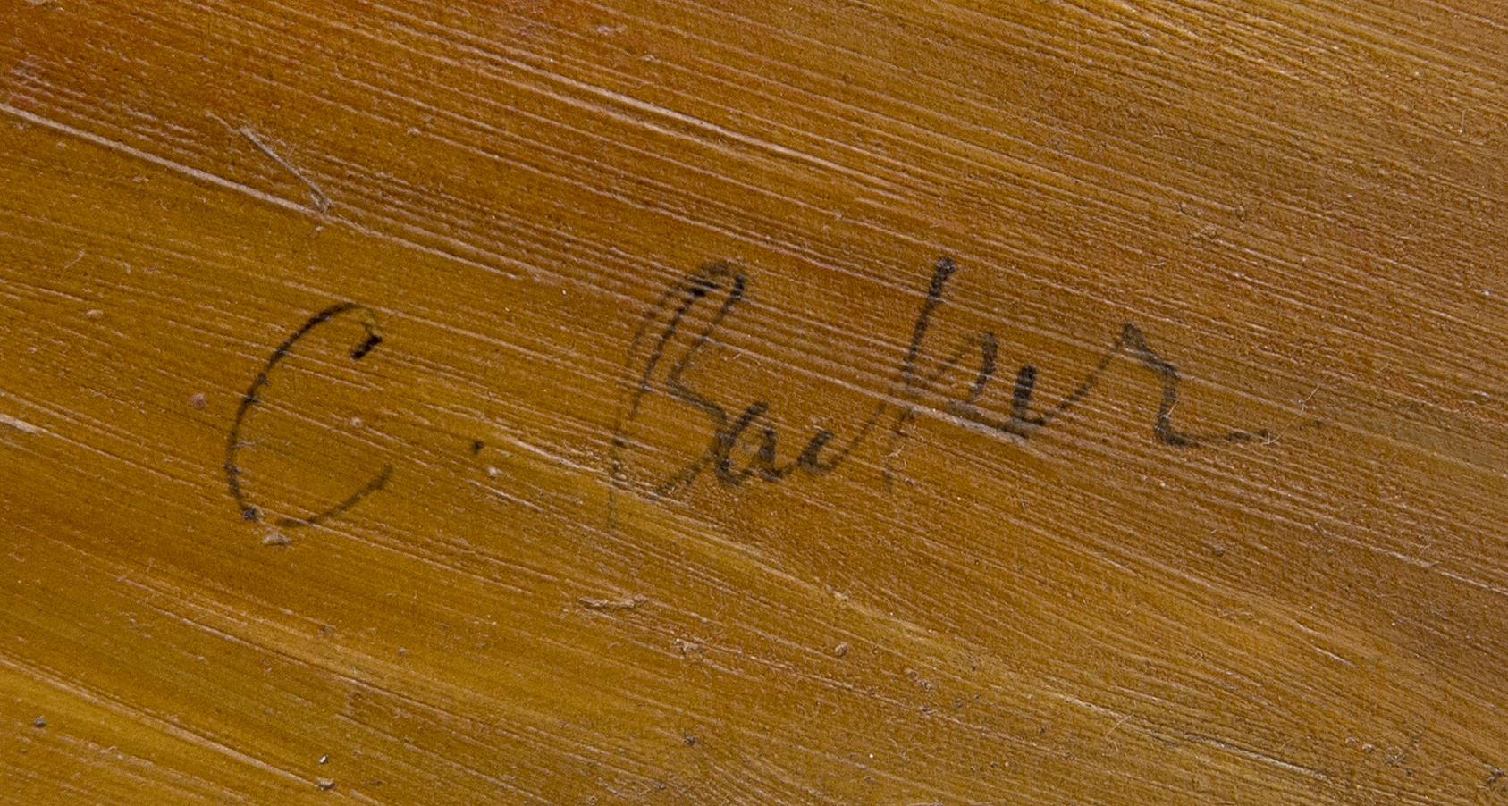 Unknown artist from the 19th/20th century, oil on canvas, bears ...