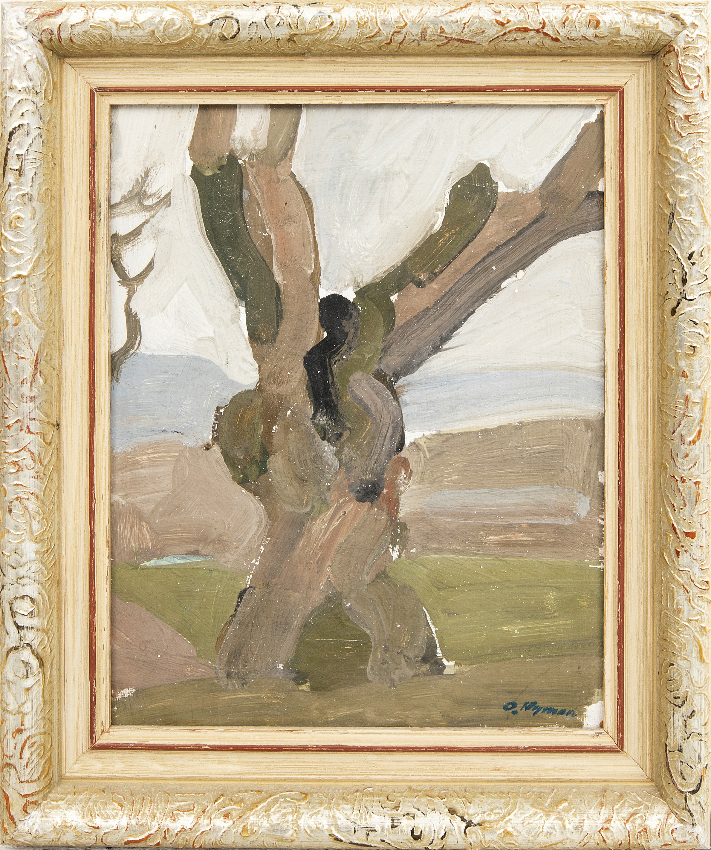 Olle Nyman, oil on canvas, signed. - Bukowskis