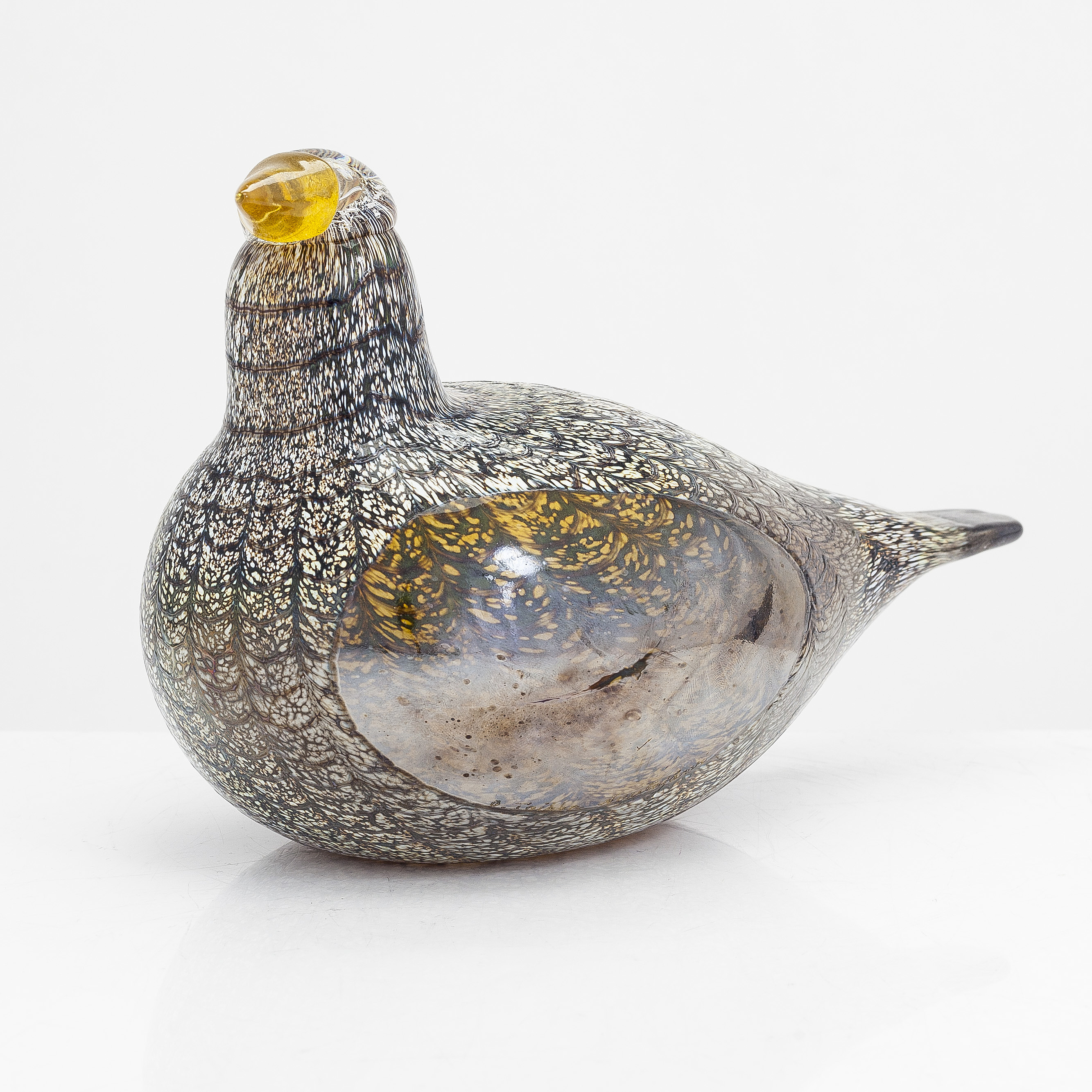 Oiva Toikka, a glass bird, signed O. Toikka Nuutajärvi. - Bukowskis
