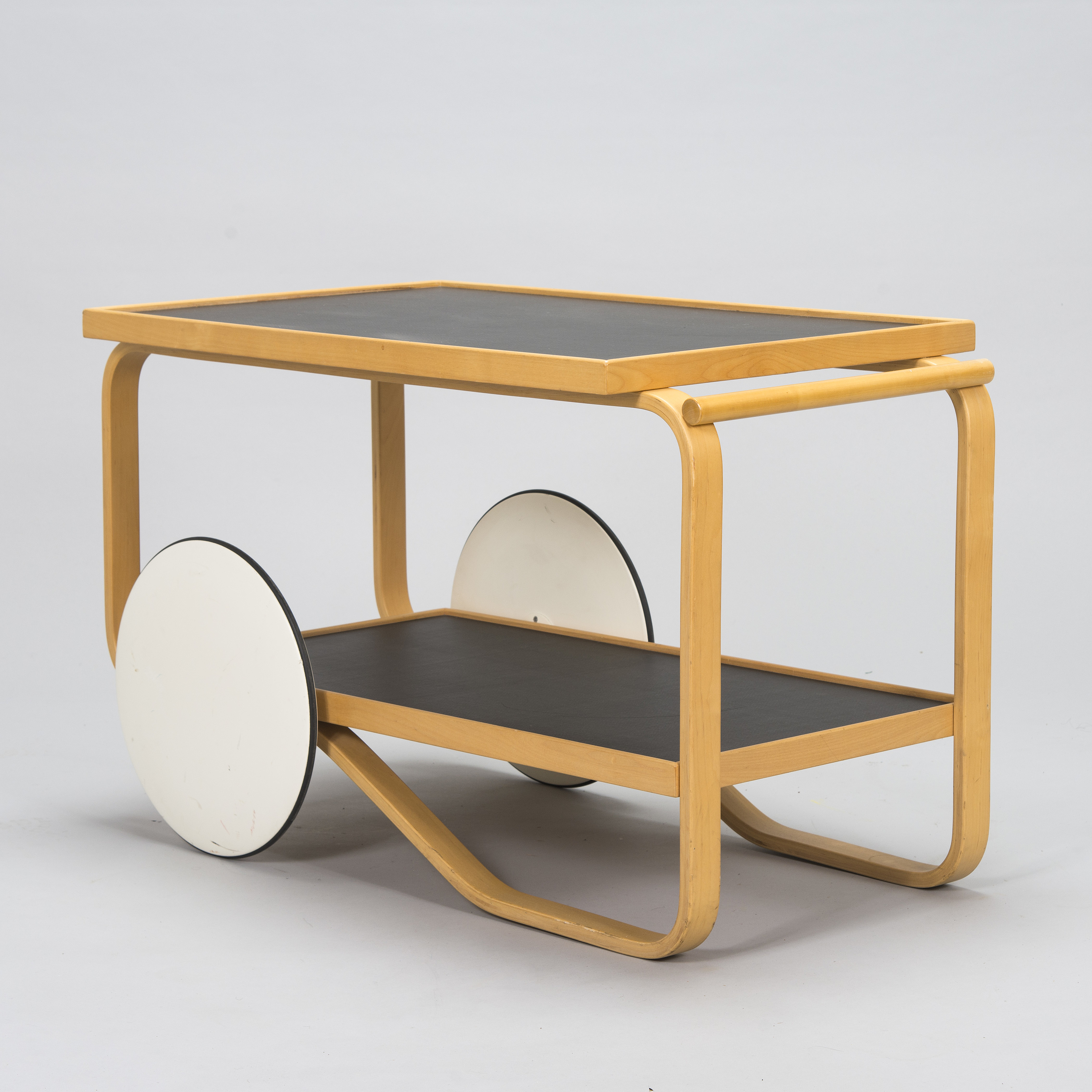Alvar Aalto, serving trolley, model '901', Artek, Finland, late 20th ...