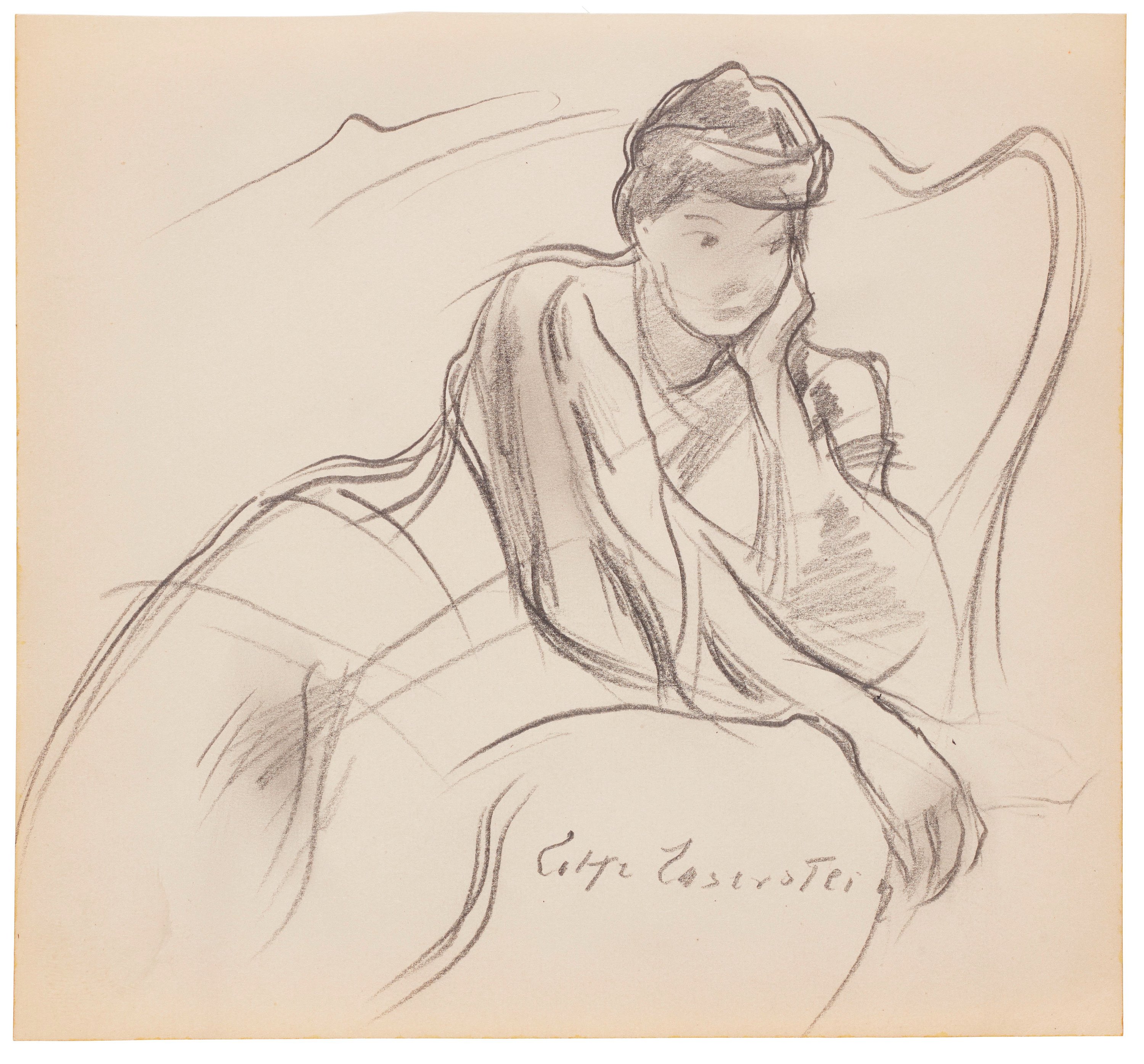 Lotte Laserstein, Woman on a Divan. - Bukowskis