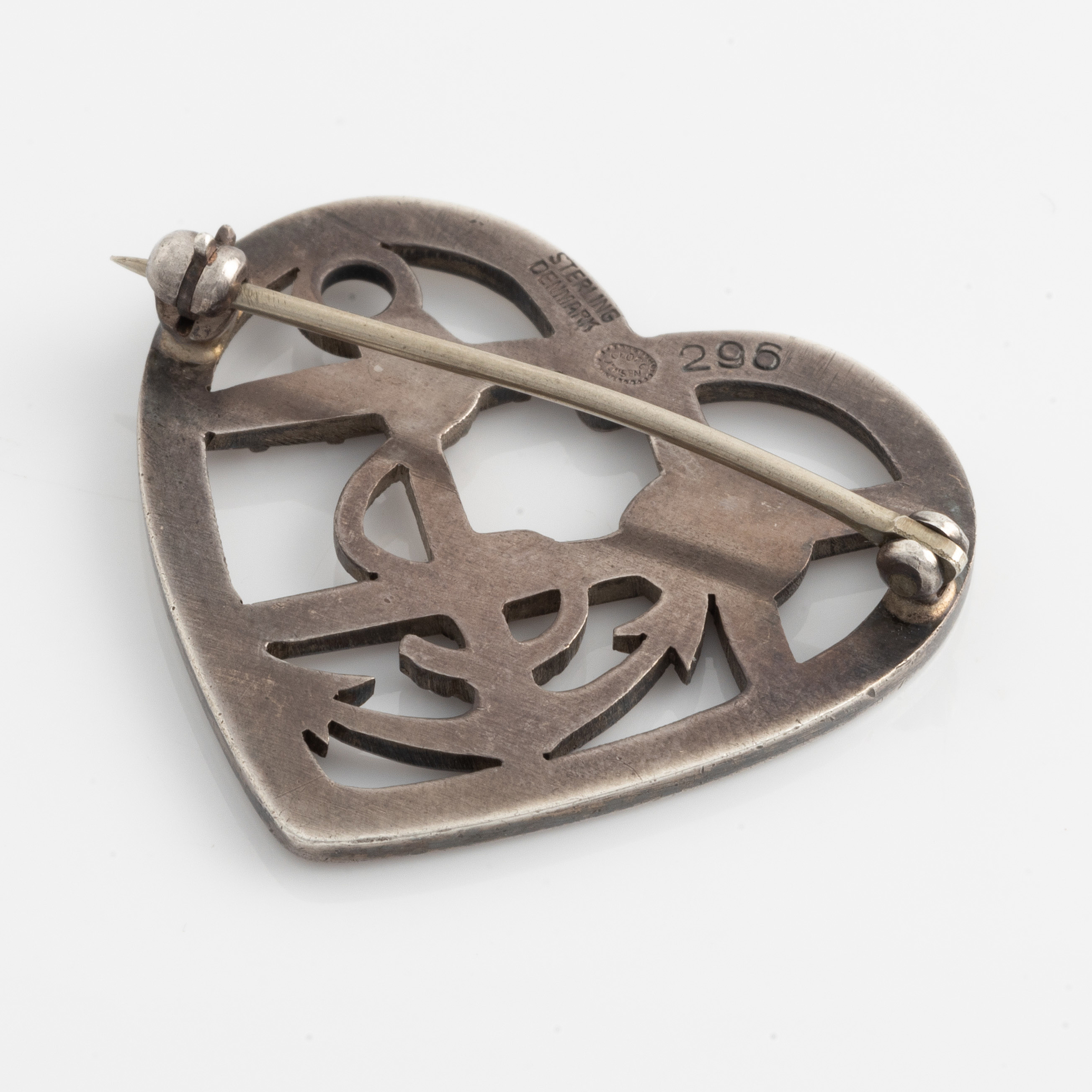 Georg Jensen brosch sterlingsilver. - Bukowskis