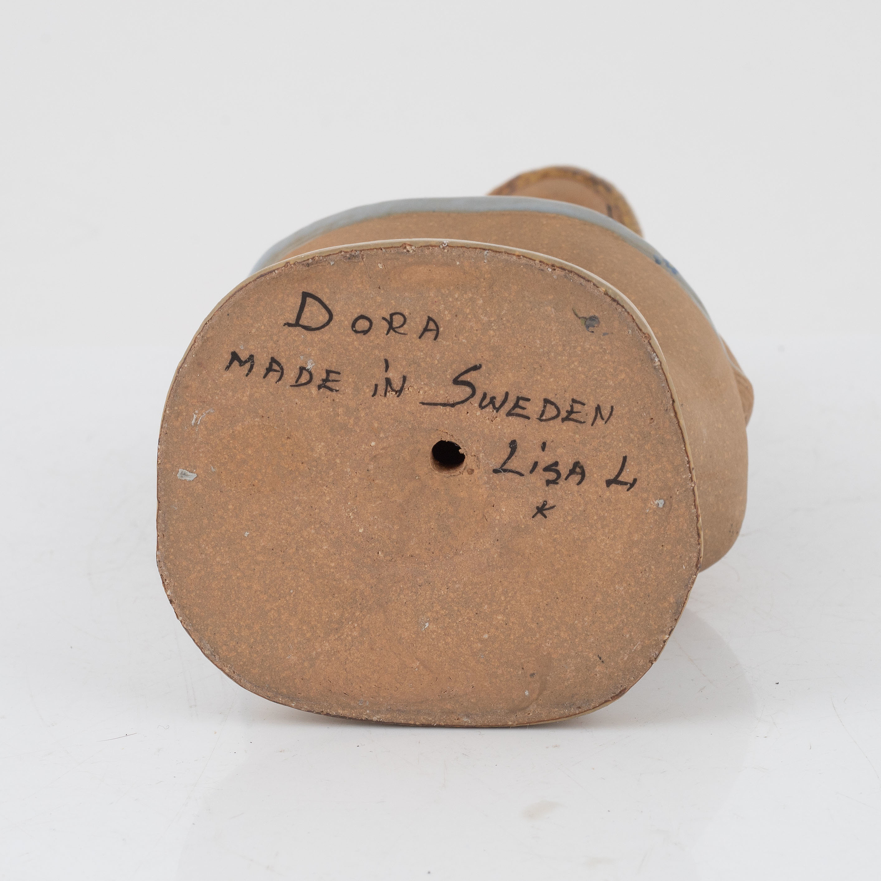 Lisa Larson, figurine, stoneware, "Dora", from the series "ABC Girls ...