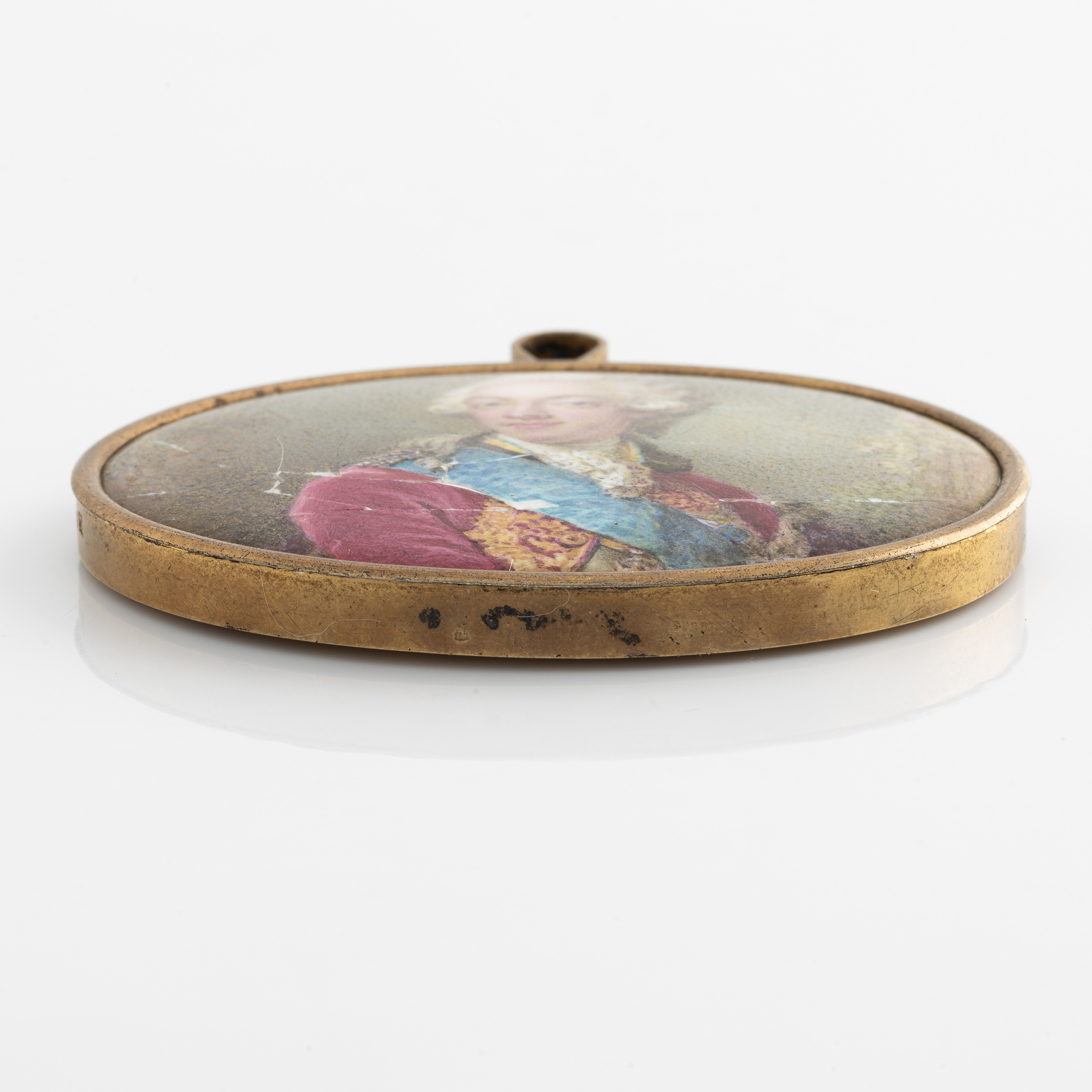Johan Georg Henrichsen, miniature portrait of Gustav III of Sweden ...