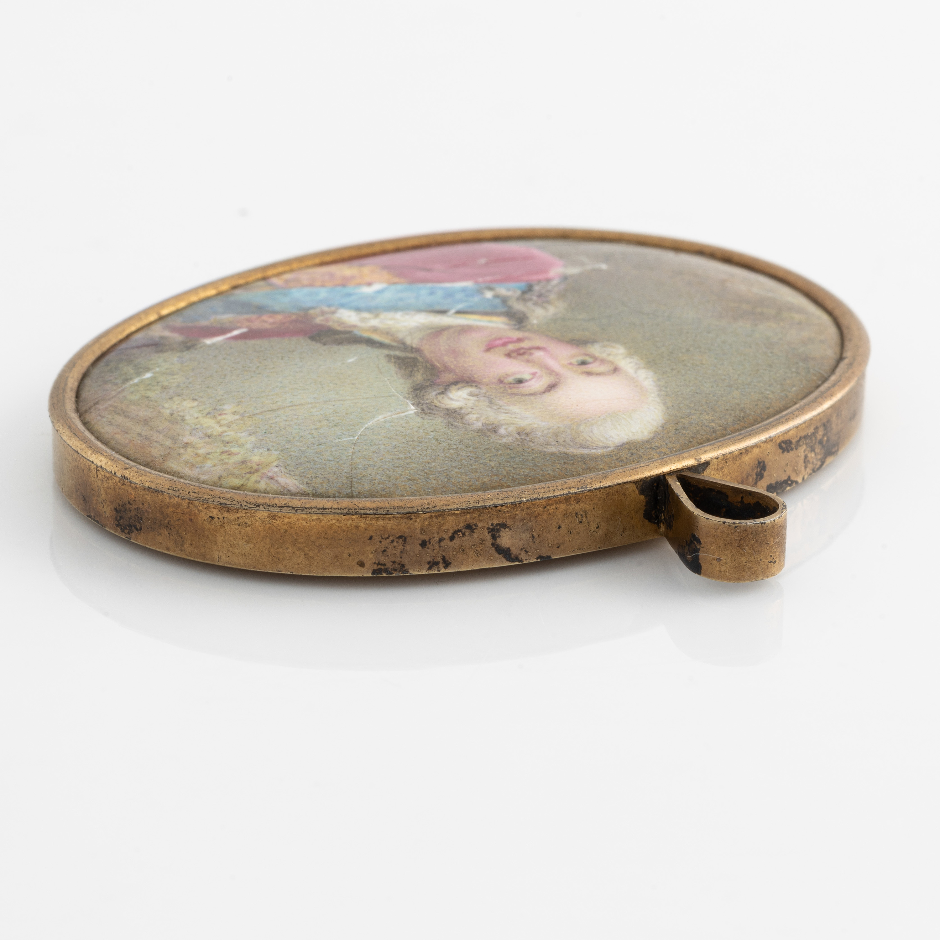 Johan Georg Henrichsen, miniature portrait of Gustav III of Sweden ...