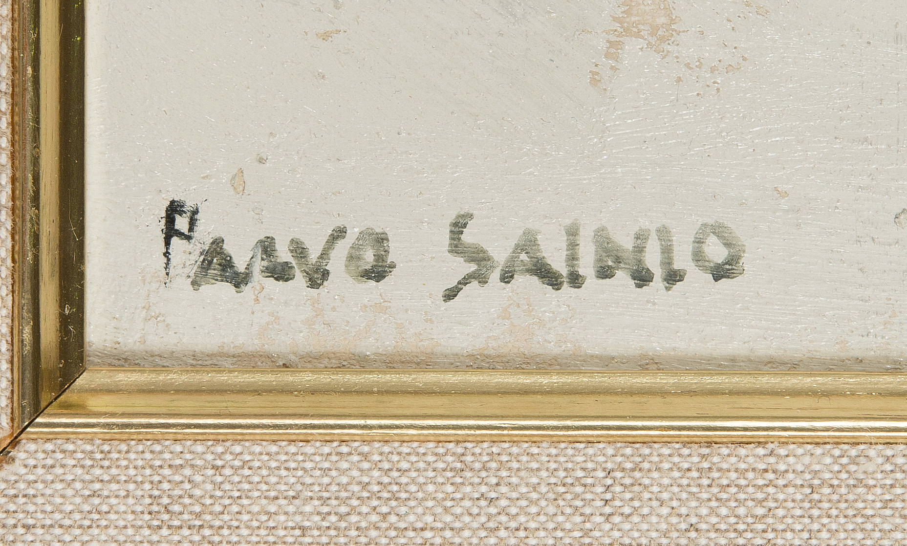 Paavo Sainio, Landscape from Turku. - Bukowskis