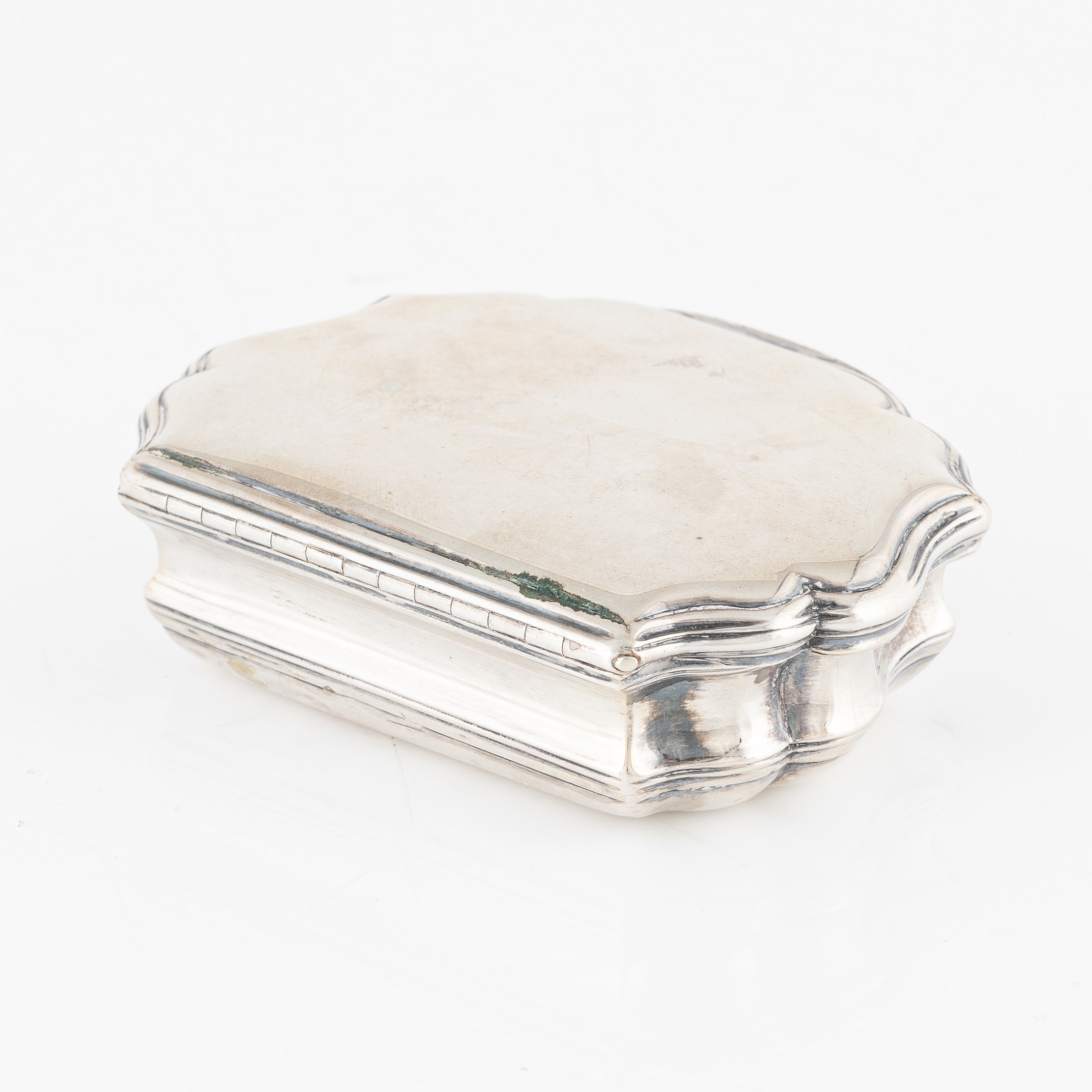 A Parcel-Gilt Silver Rococo Box, 18th Century. - Bukowskis