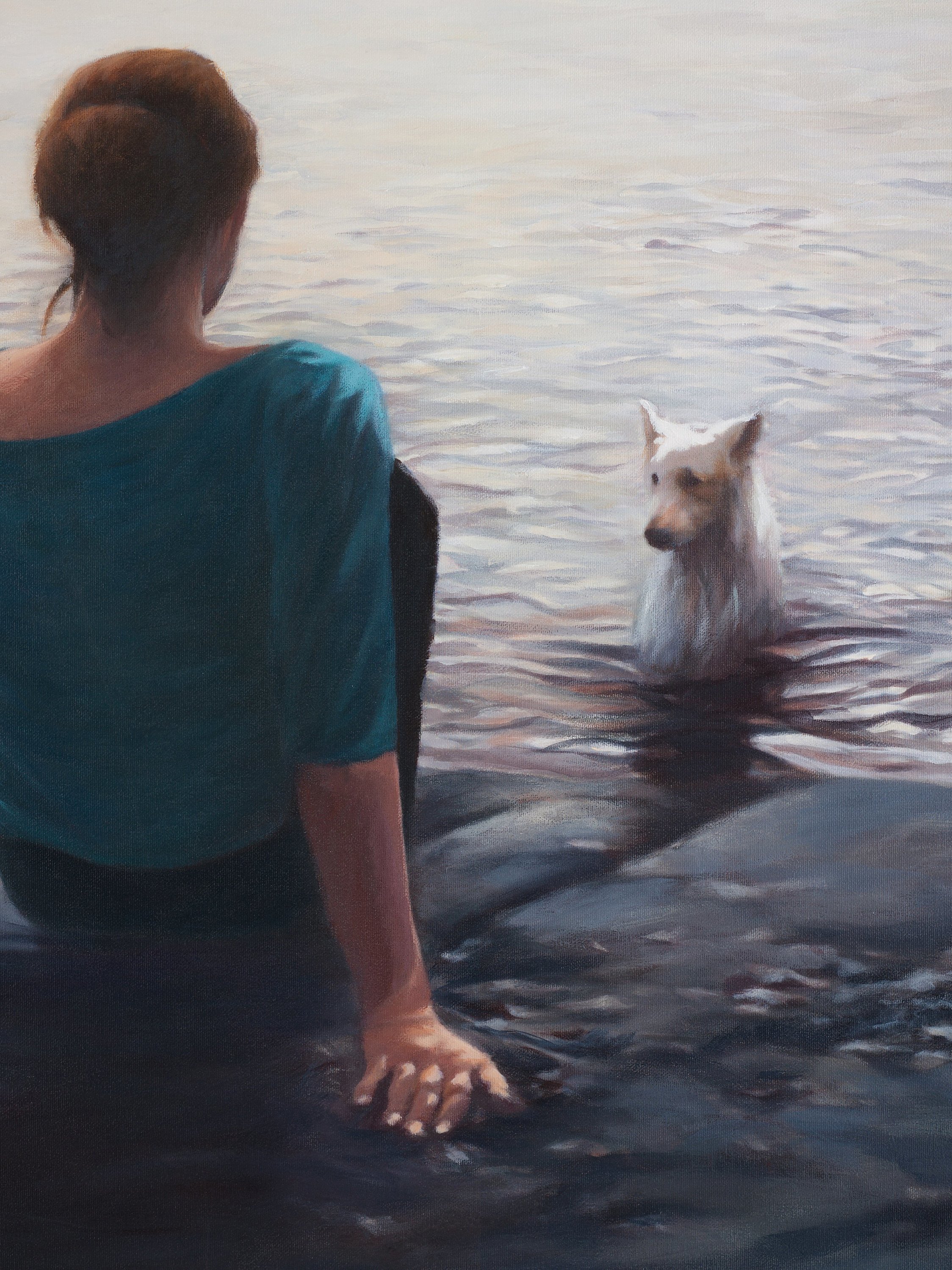Karin Broos, 'The White Dog 2'. - Bukowskis