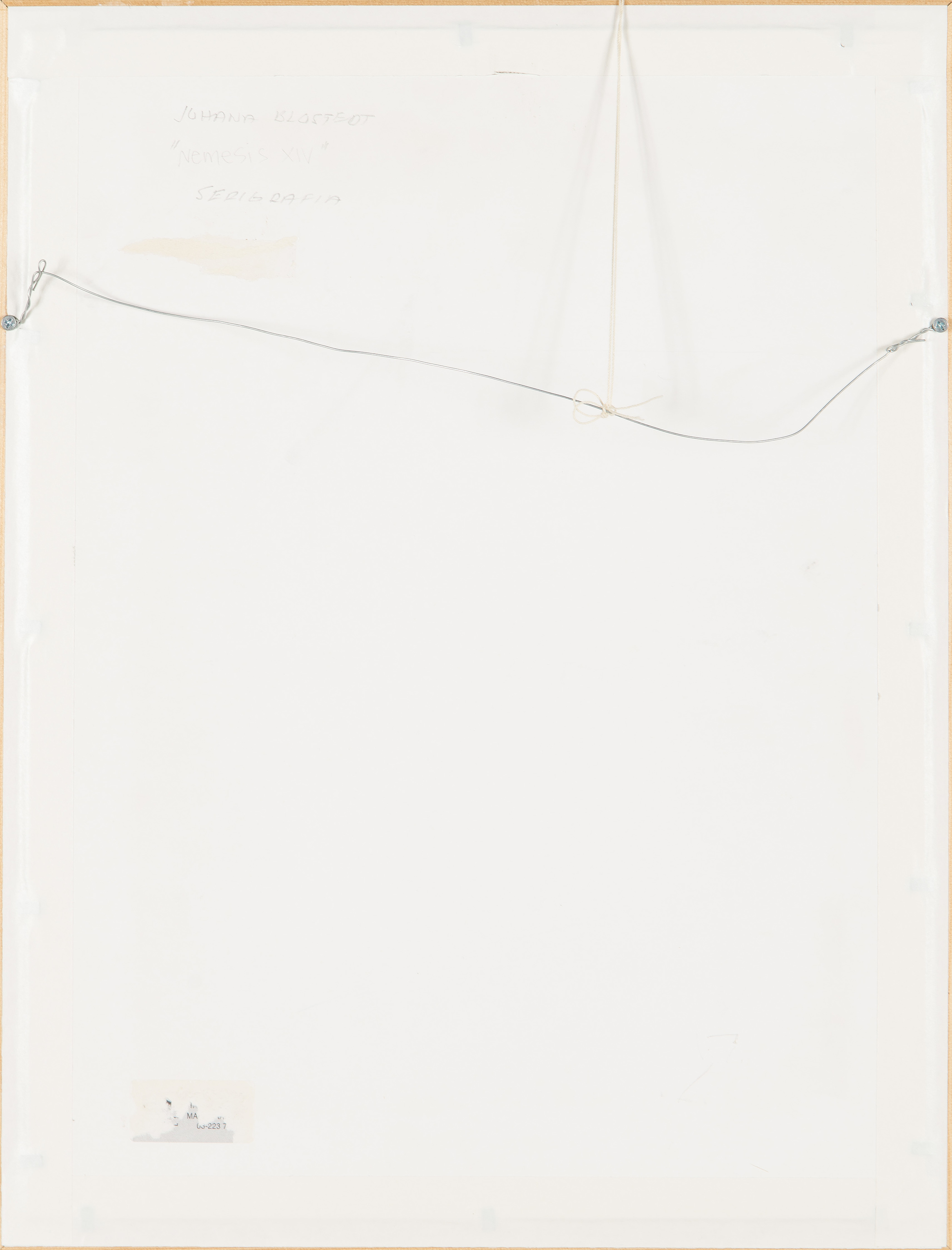 Juhana Blomstedt, 'Nemesis XVI'. - Bukowskis