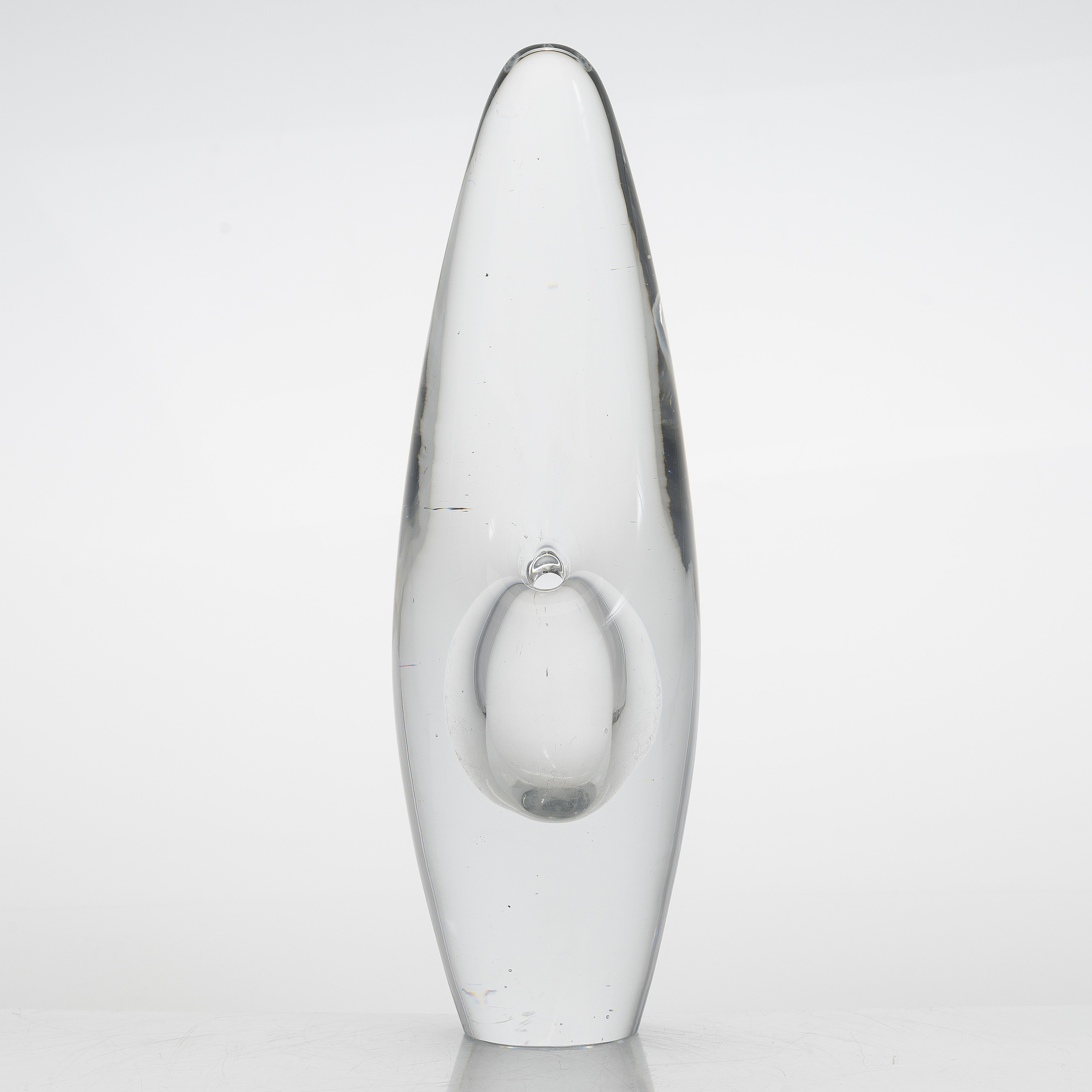 Timo Sarpaneva, skulptur, "Orkidé", signerad Timo Sarpaneva Iittala -56 ...