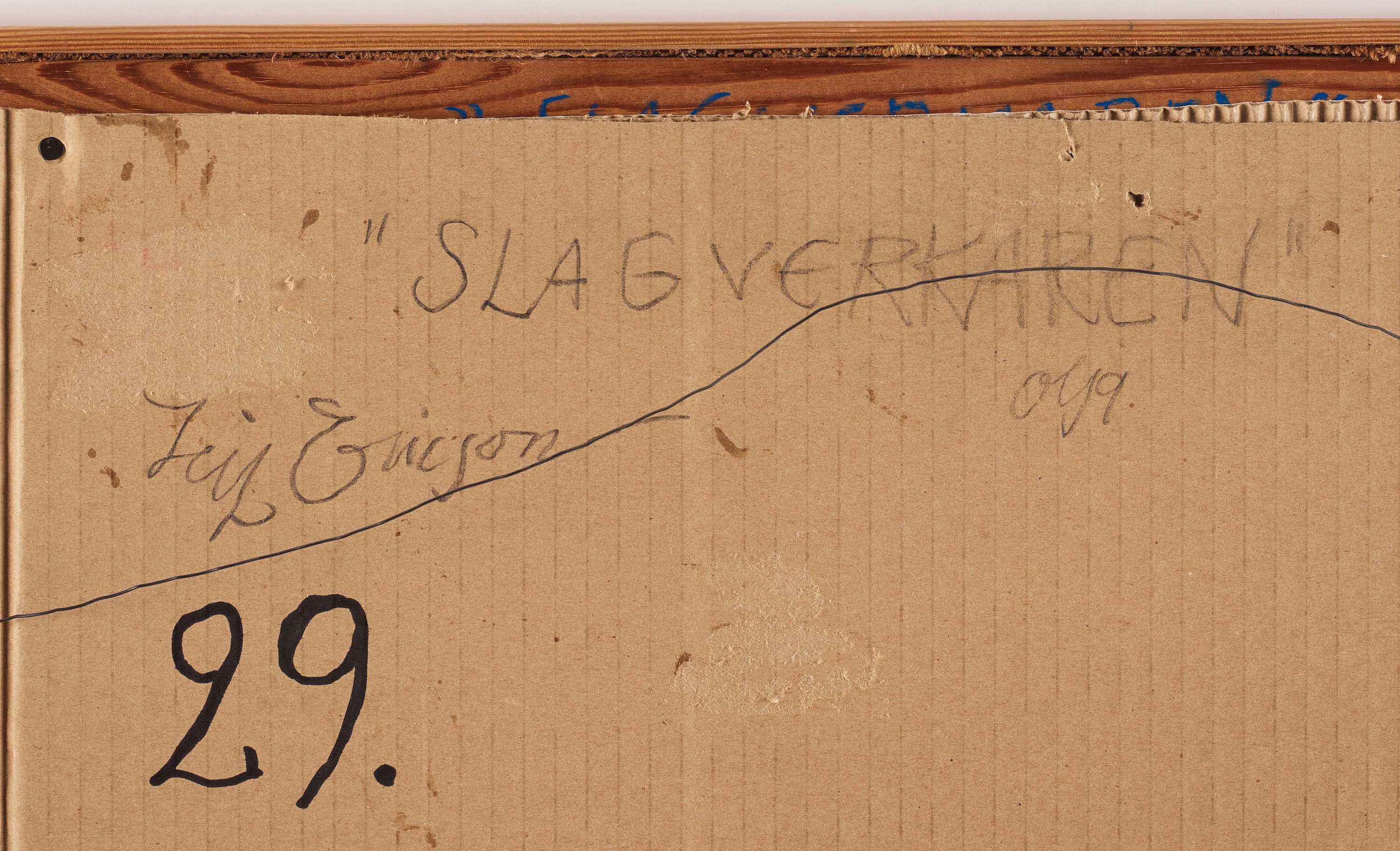 Leif Ericson, "Slagverkaren". - Bukowskis