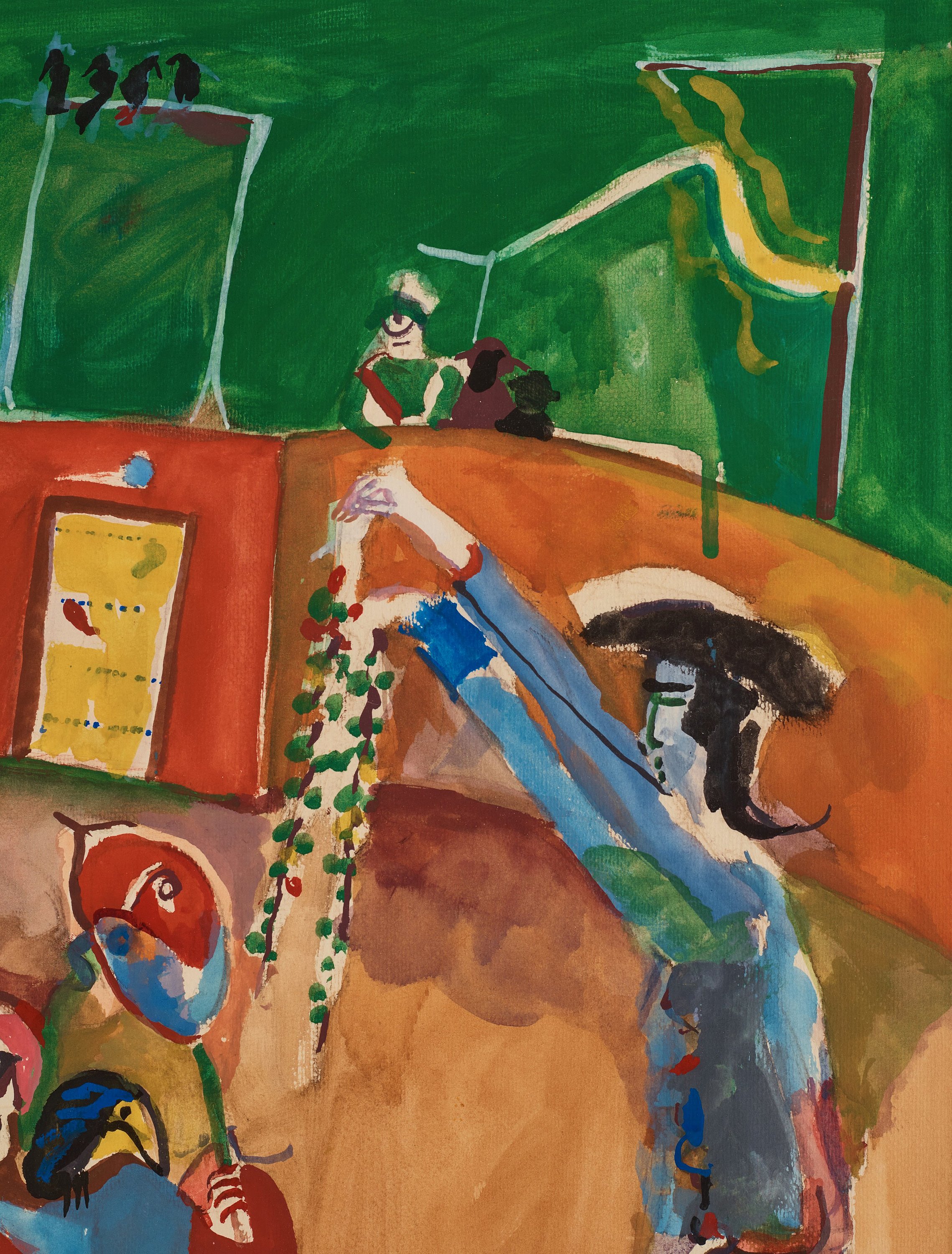 Leif Ericson, "Skiss till Trädet i Guernica". - Bukowskis