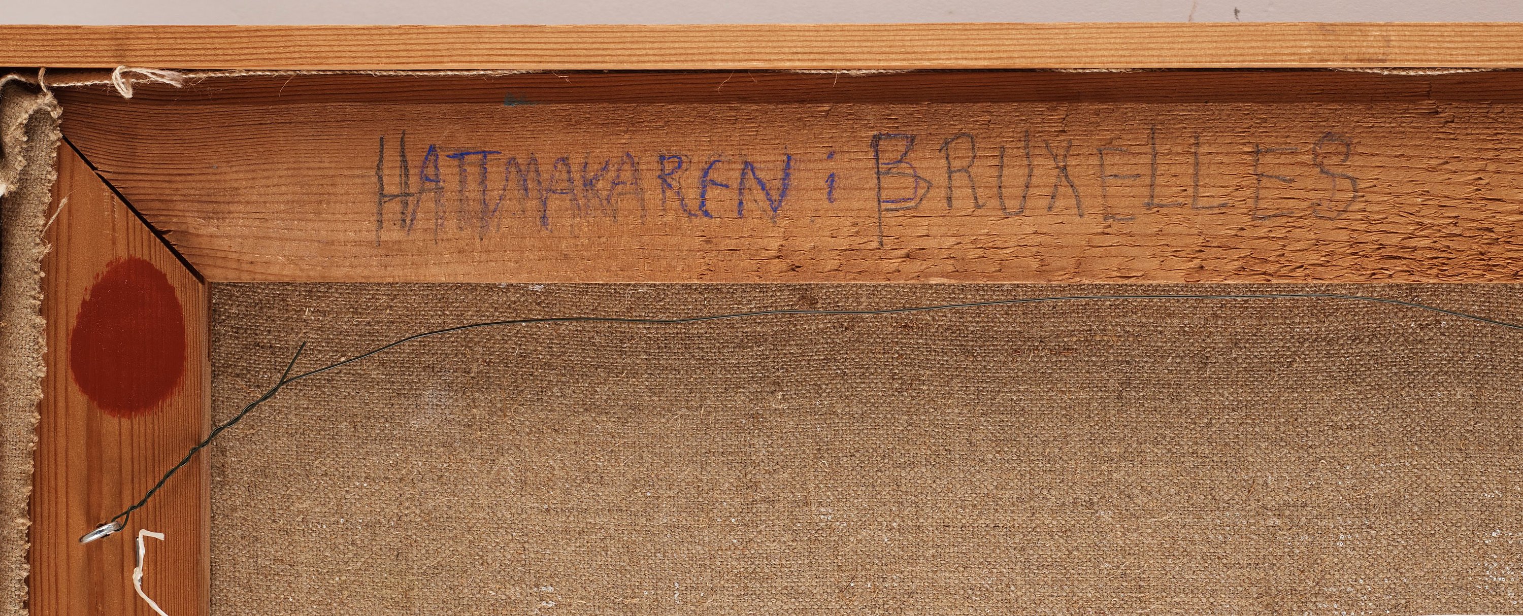 Leif Ericson, "Hattmakaren i Bruxelles". - Bukowskis