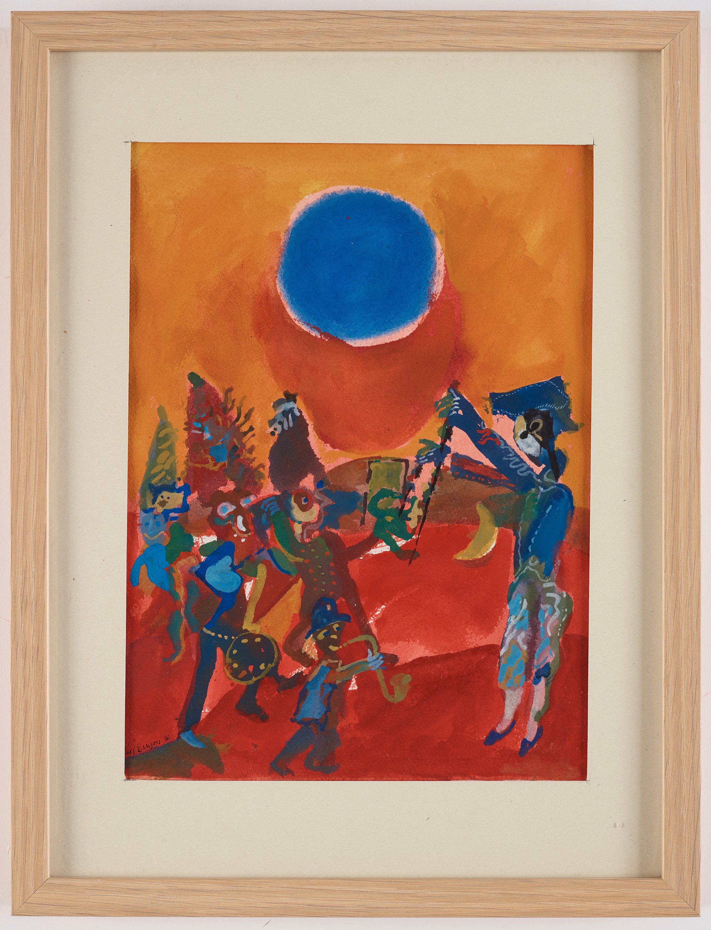 Leif Ericson, ”Förstudie till målningen Trädet i Guernica". - Bukowskis