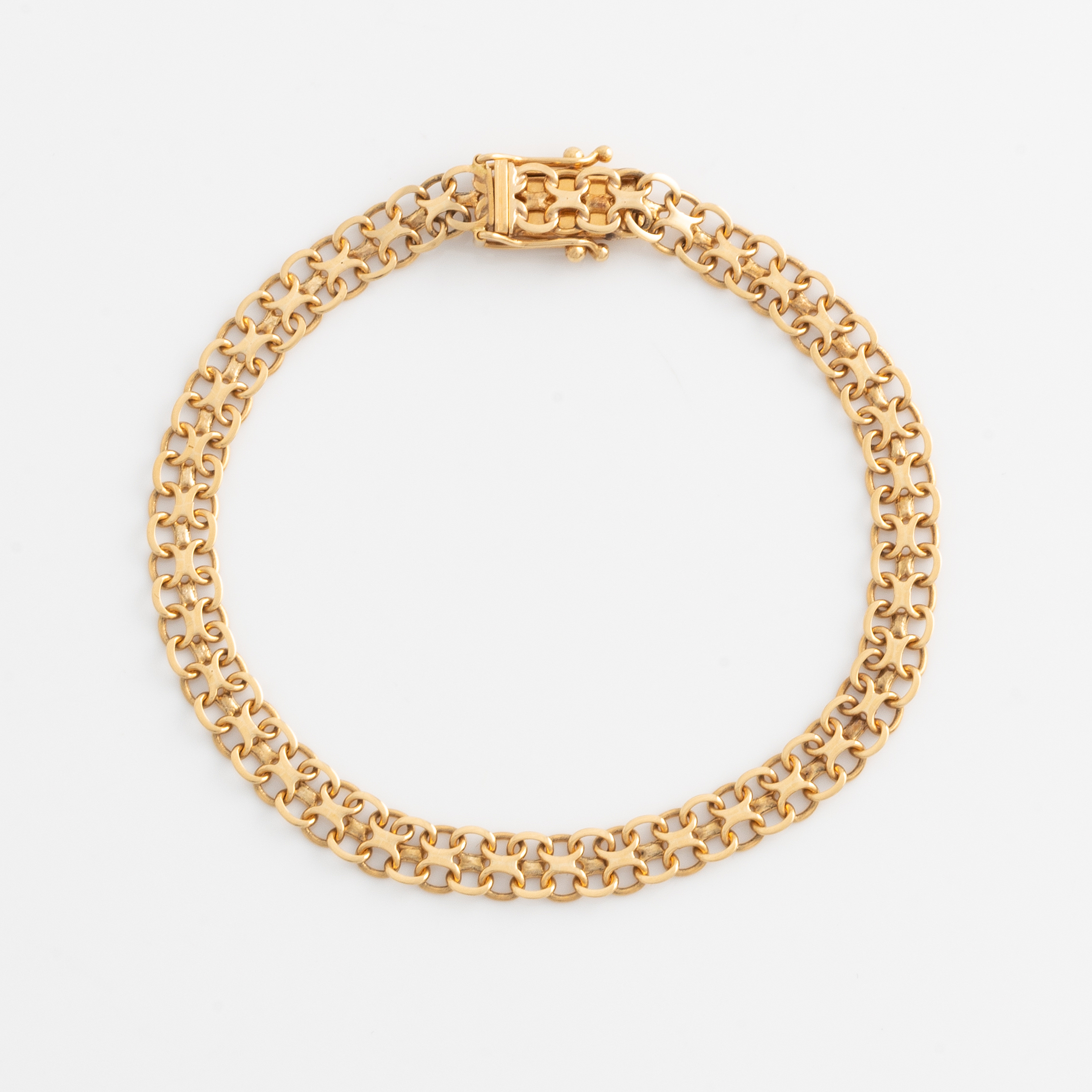Armband, x-länk, 18K guld. - Bukowskis