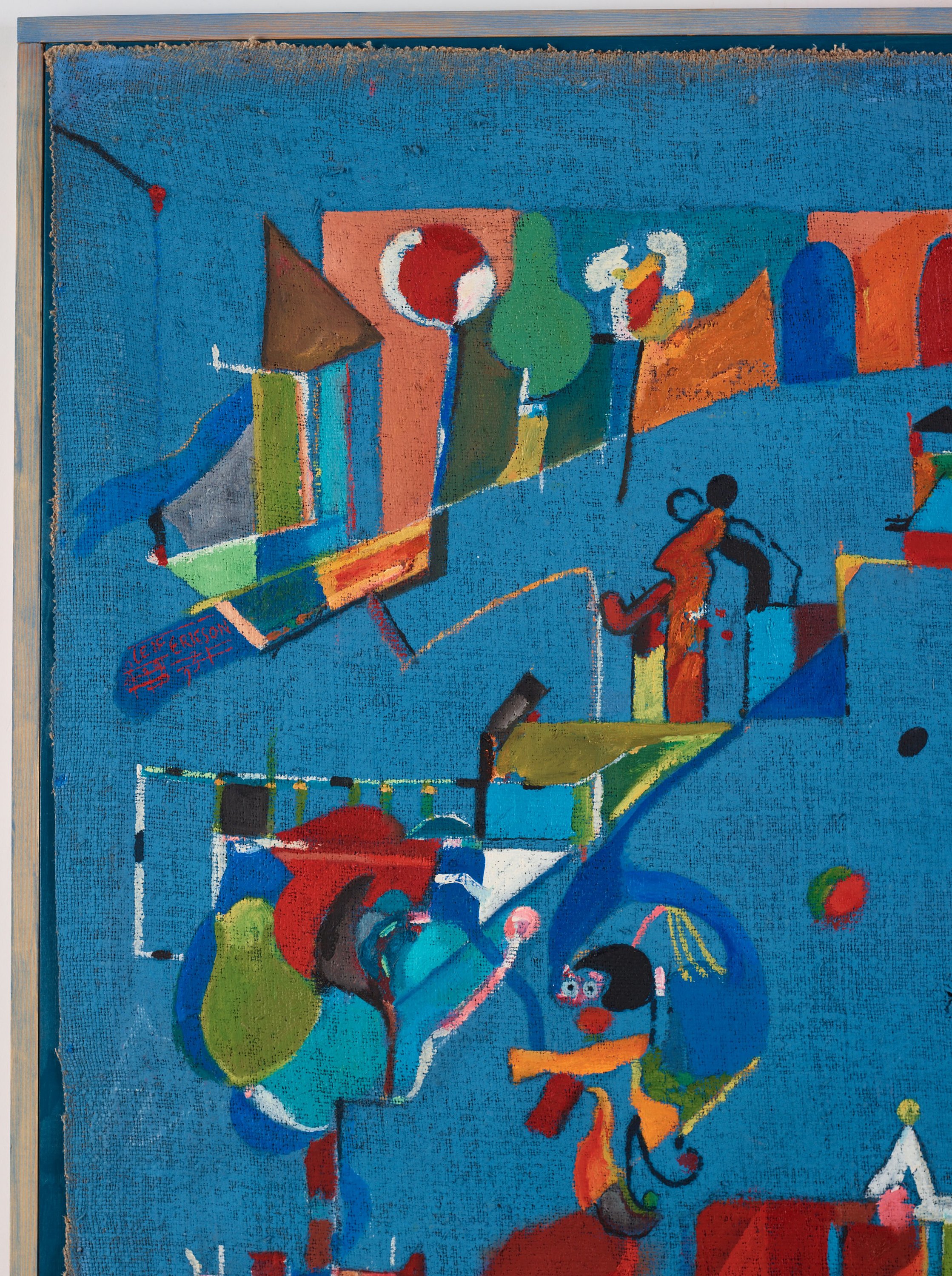 Leif Ericson, "Det blå torget". - Bukowskis