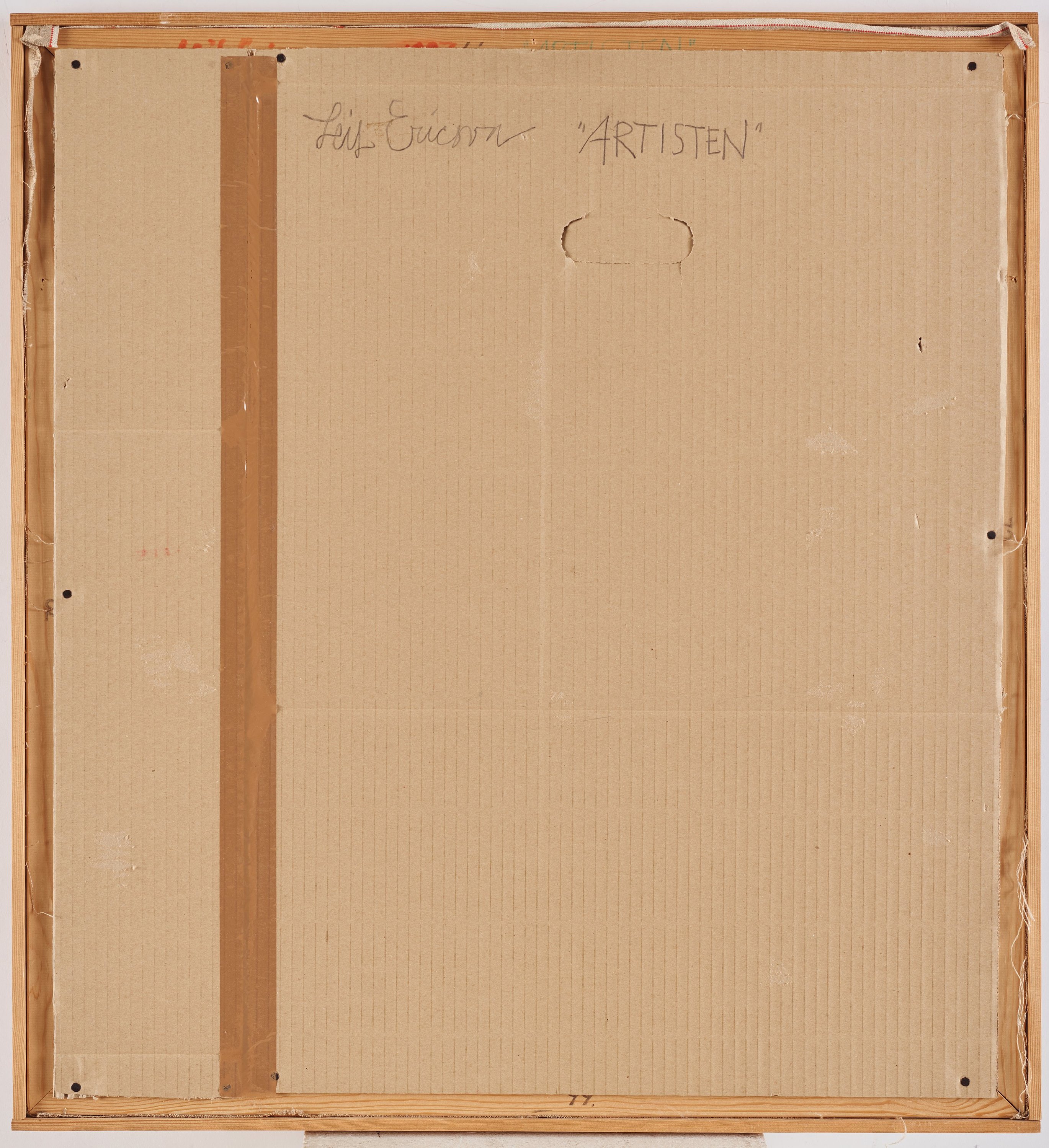 Leif Ericson, "Artisten". - Bukowskis