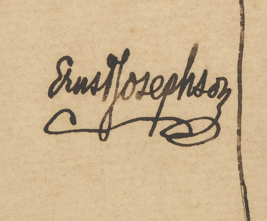 Ernst Josephson, Älskande par. - Bukowskis