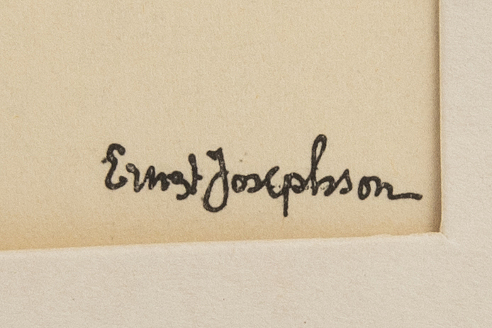 Book "Ernst Josephson's teckningar". - Bukowskis