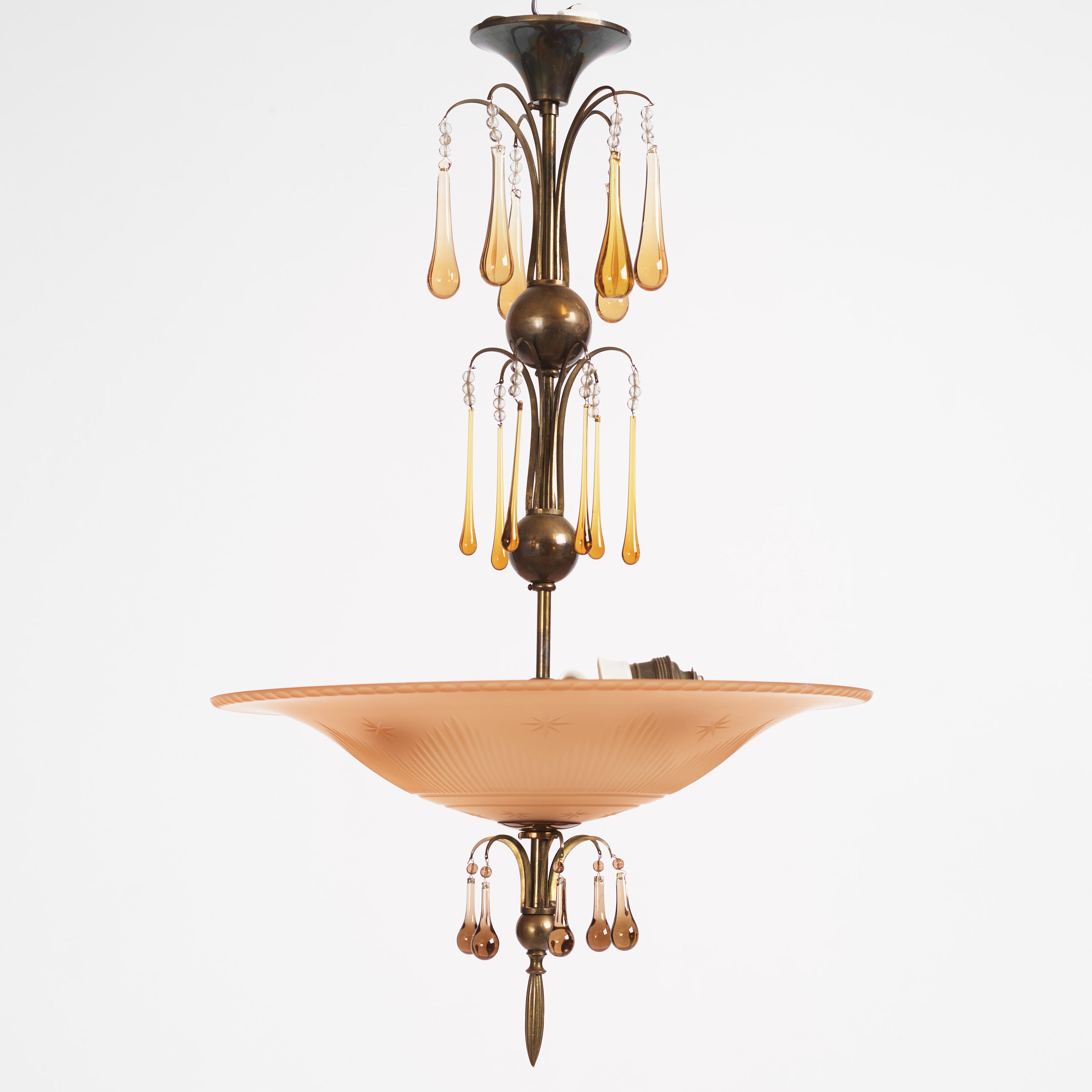 Harald Notini, ceiling lamp, model "6272", Arvid Böhlmarks Lampfabrik ...