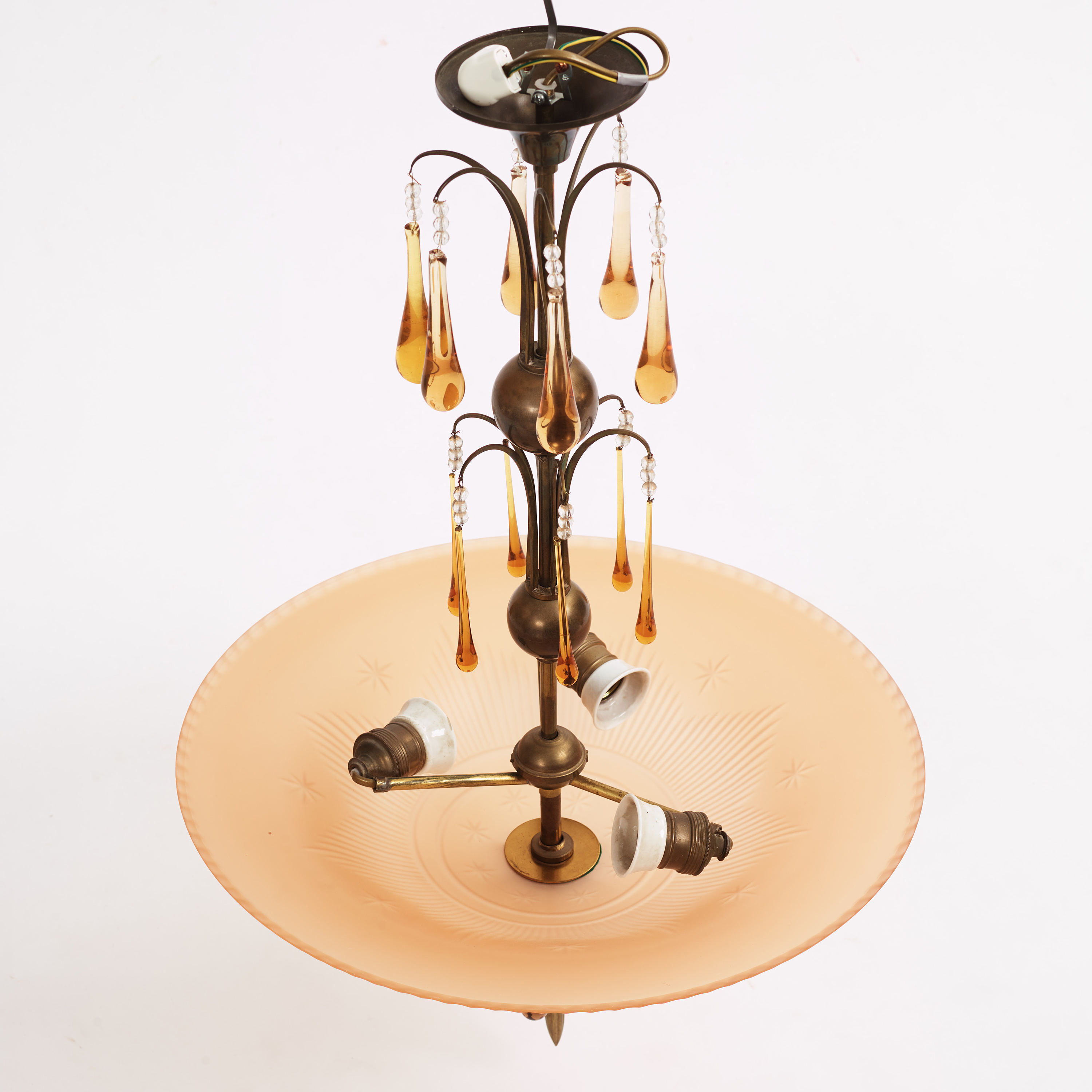 Harald Notini, ceiling lamp, model "6272", Arvid Böhlmarks Lampfabrik ...
