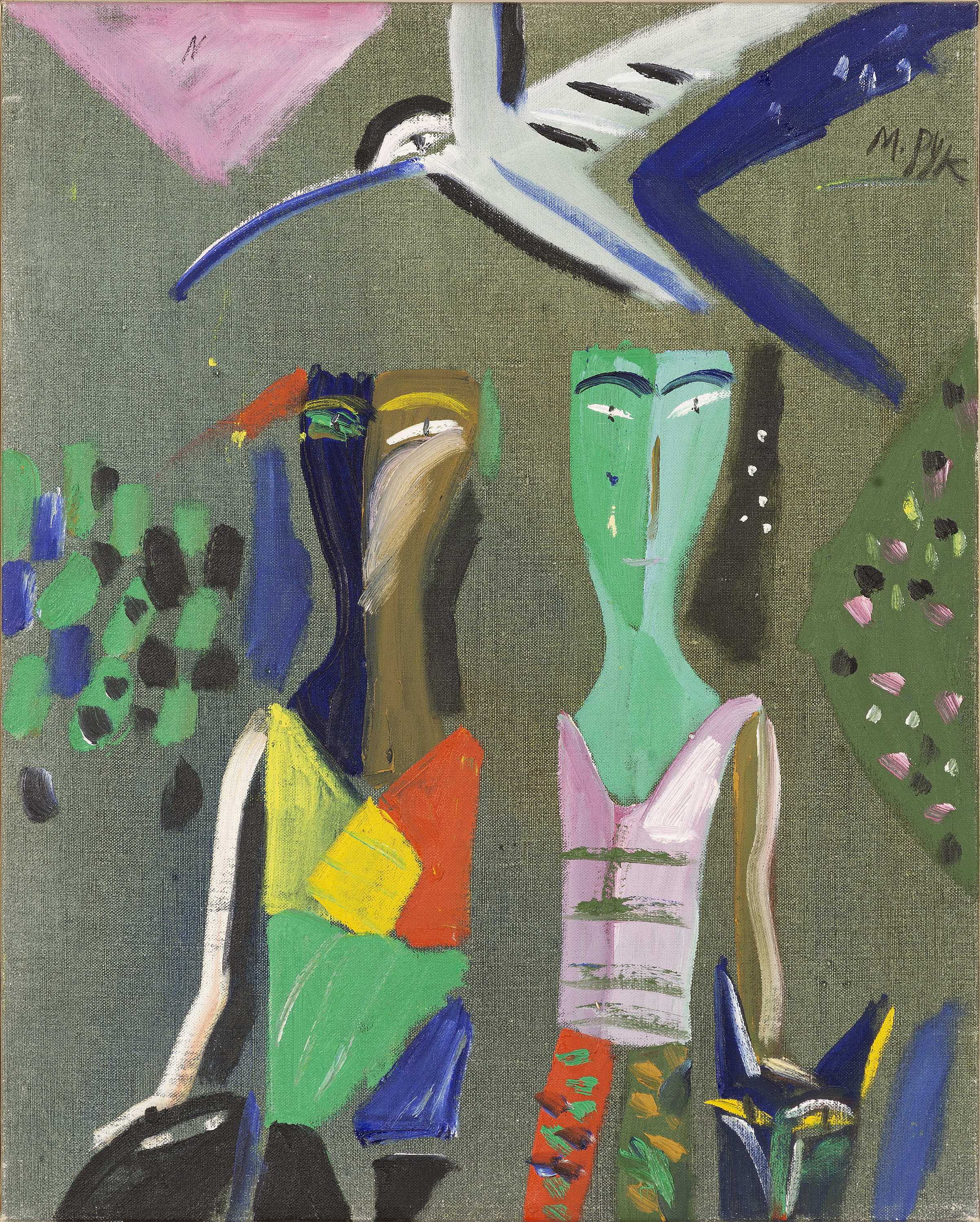Madeleine Pyk, Figures, Dogs and Bird. - Bukowskis