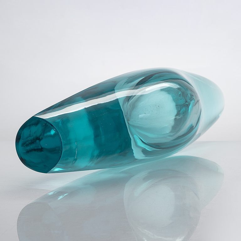 Timo Sarpaneva, a glass sculpture 'Orkidea Adriatico' signed Timo ...