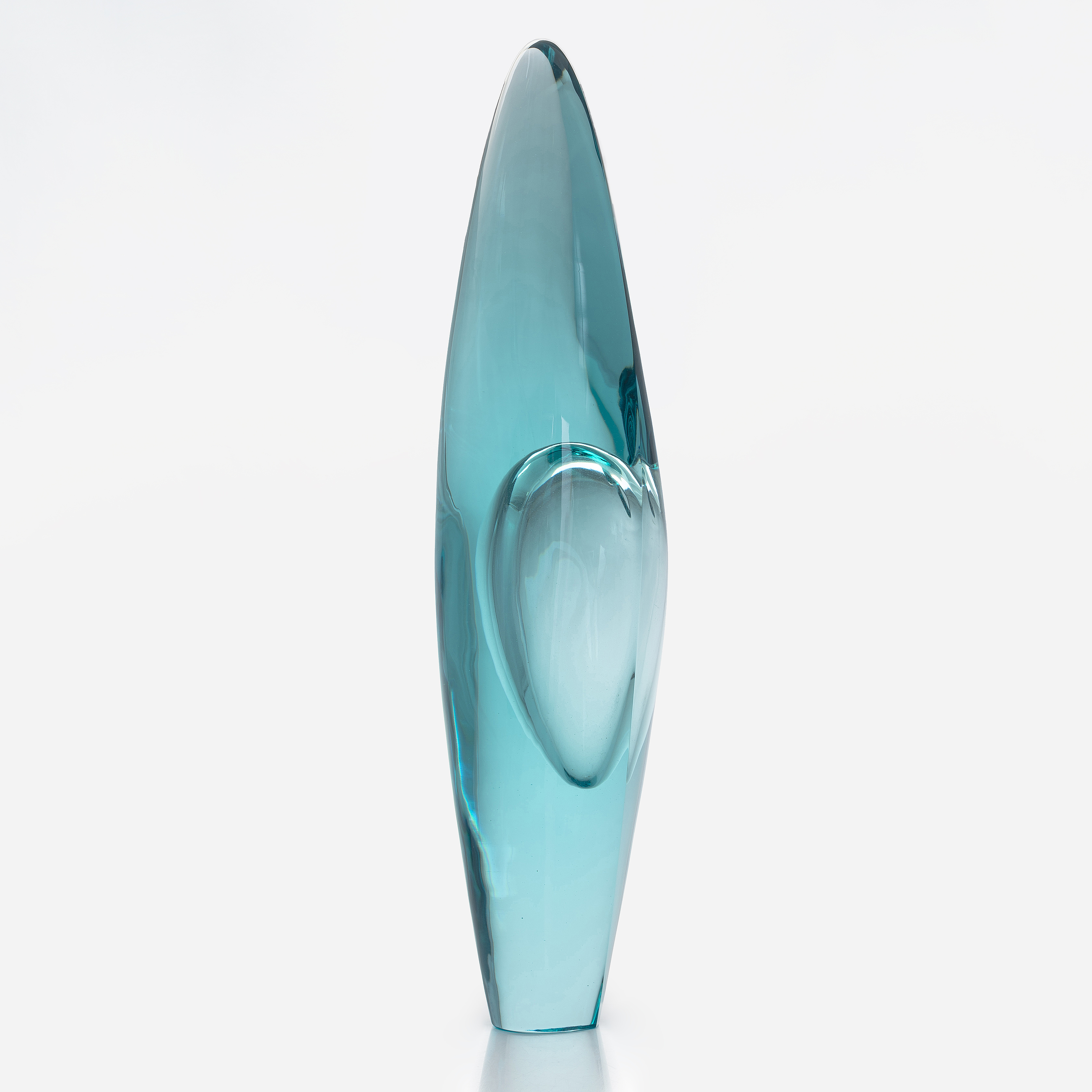 Timo Sarpaneva, a glass sculpture 'Orkidea Adriatico' signed Timo ...