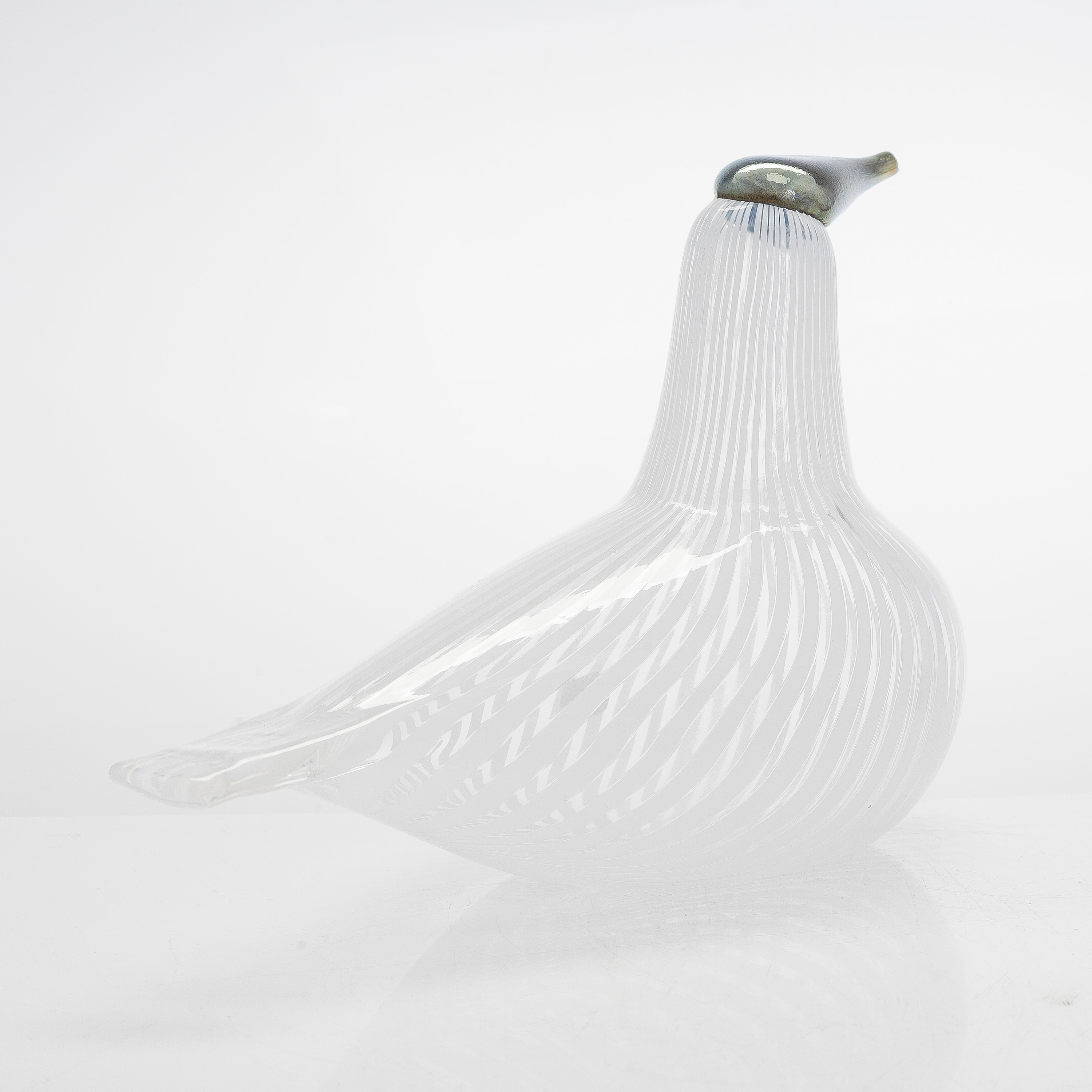 Oiva Toikka, Glass bird, Finland's 75th Independence Year, sign. Suomen ...
