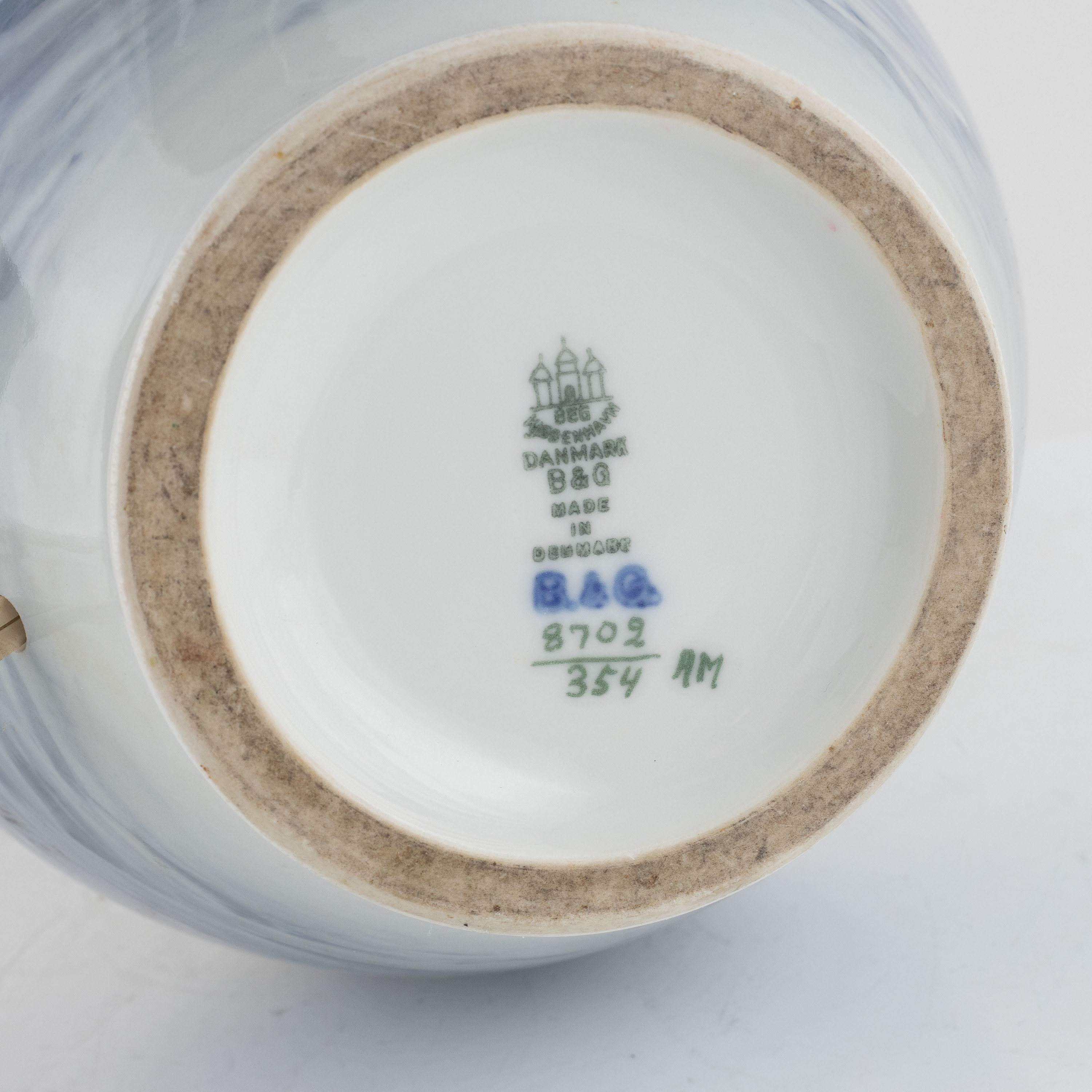 Bing & Grøndahl, bordslampa, porslin, Danmark. - Bukowskis