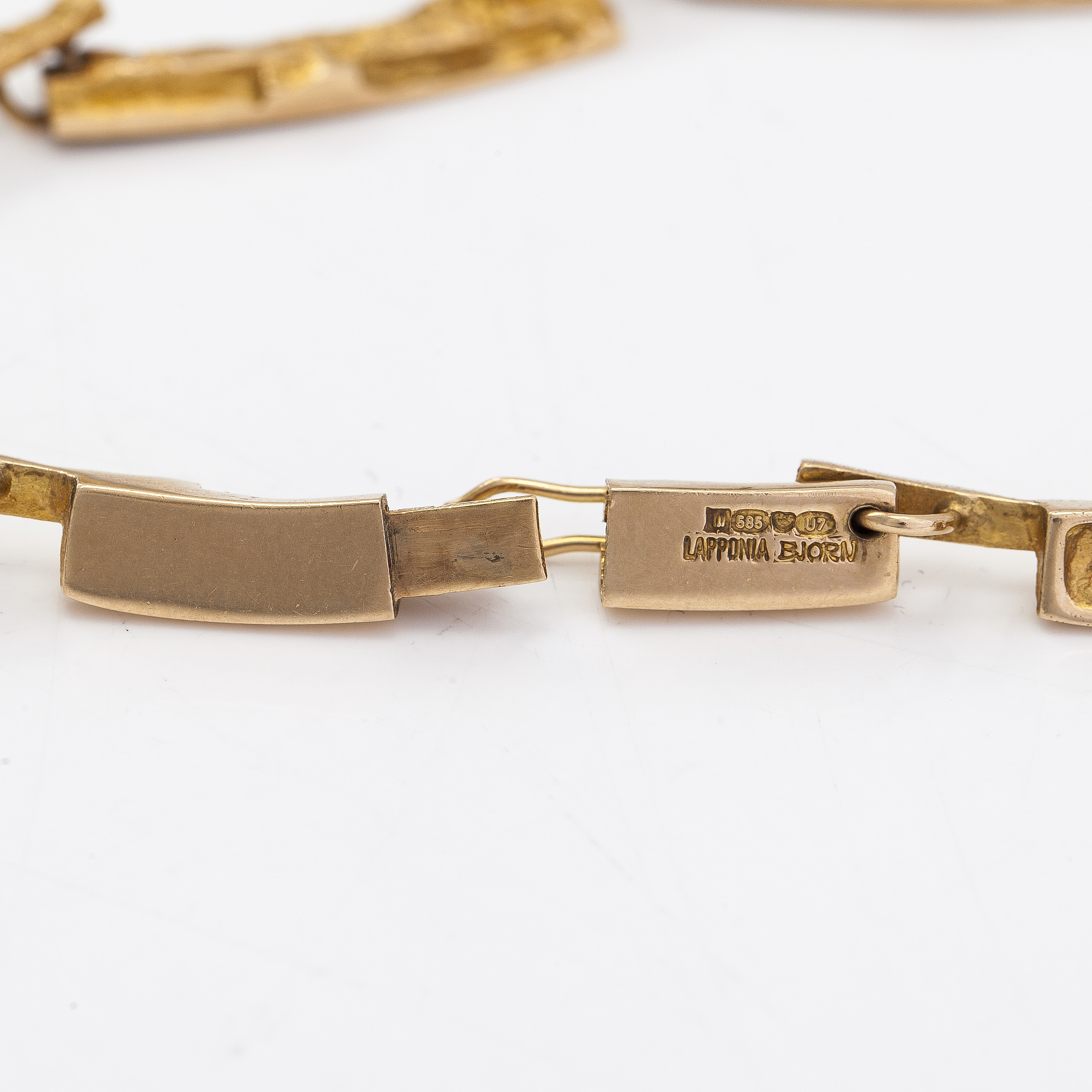 Björn Weckström, halsband "Tundra", 14K guld. Lapponia 1973. - Bukowskis