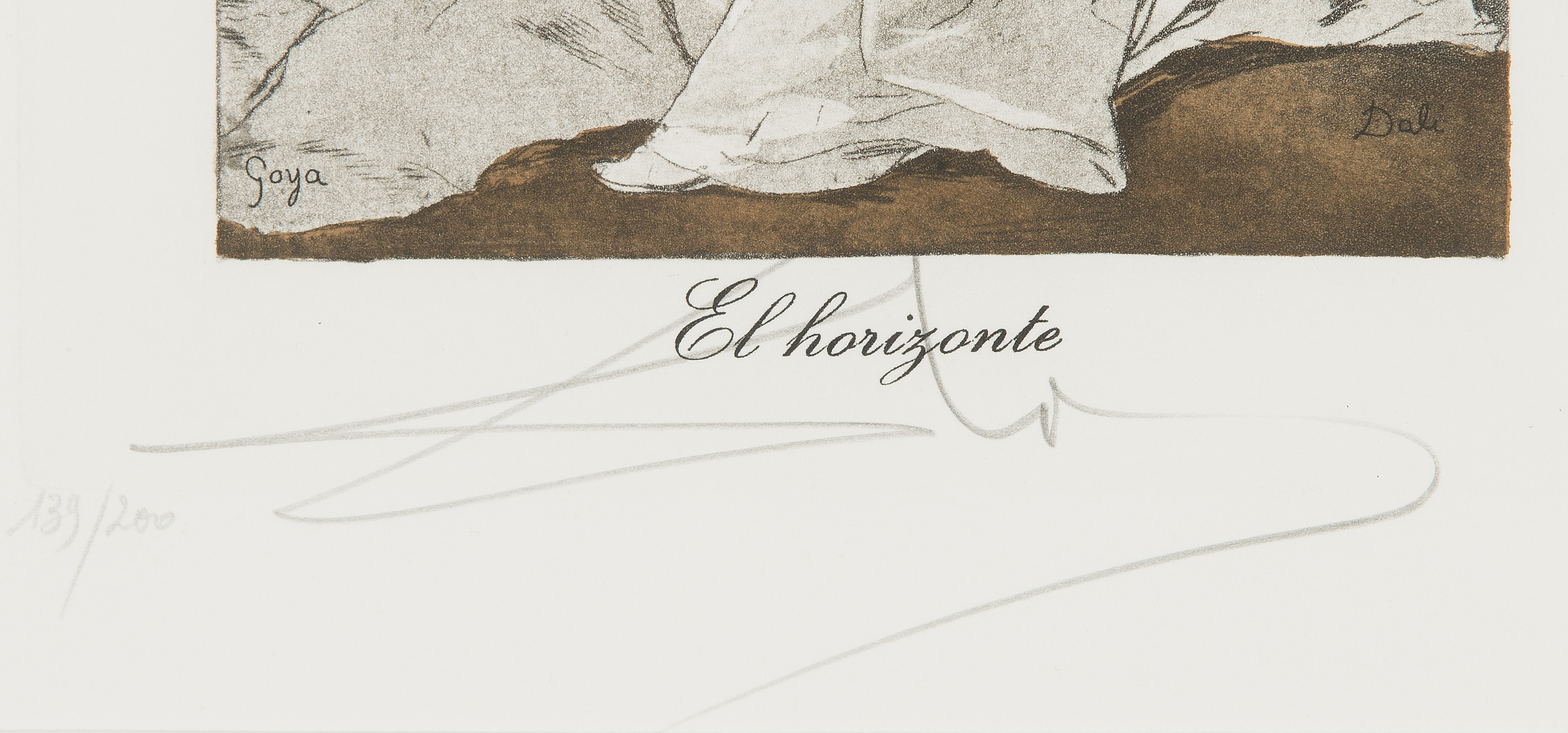 Salvador Dalí, ur: "Les caprices de Goya de Dali". - Bukowskis