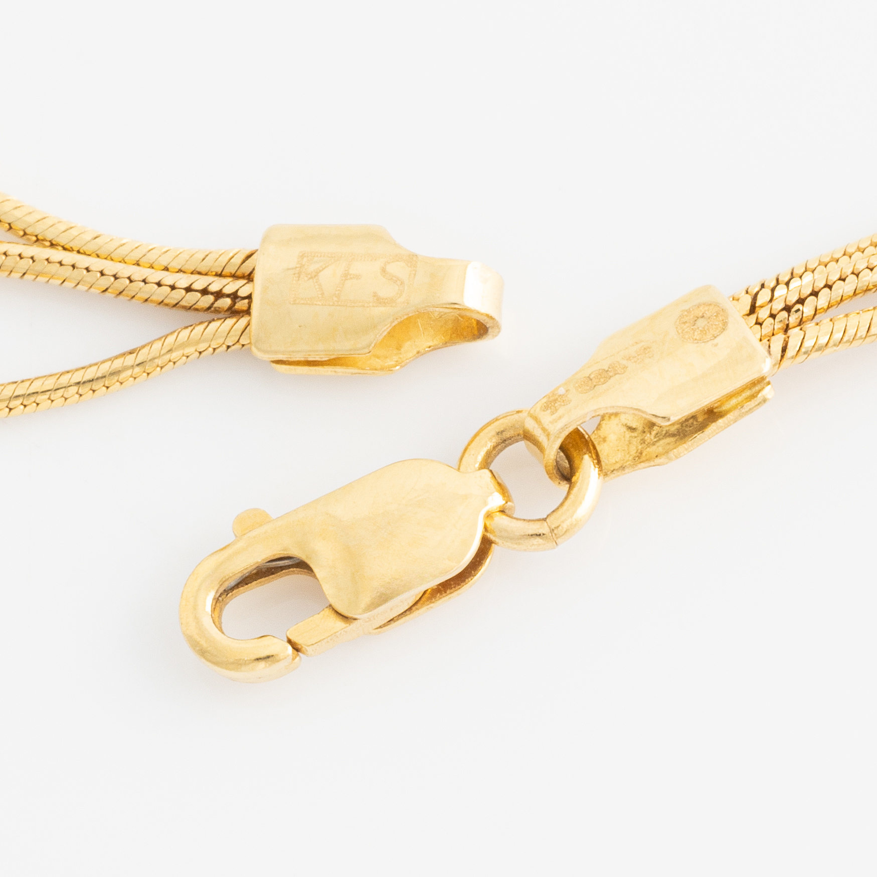 18K Gold Necklace. - Bukowskis