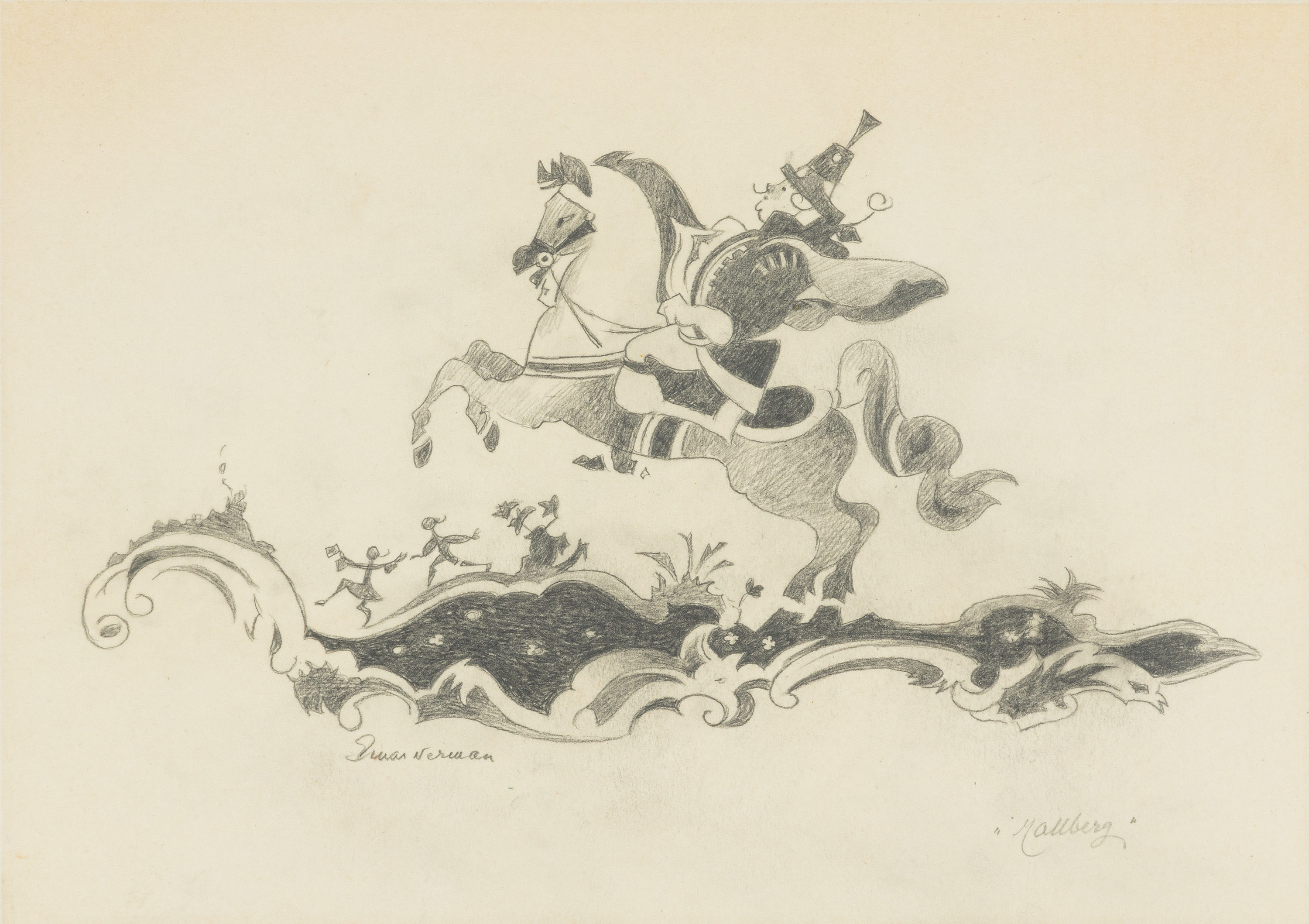 Einar Nerman, "Mollberg". - Bukowskis