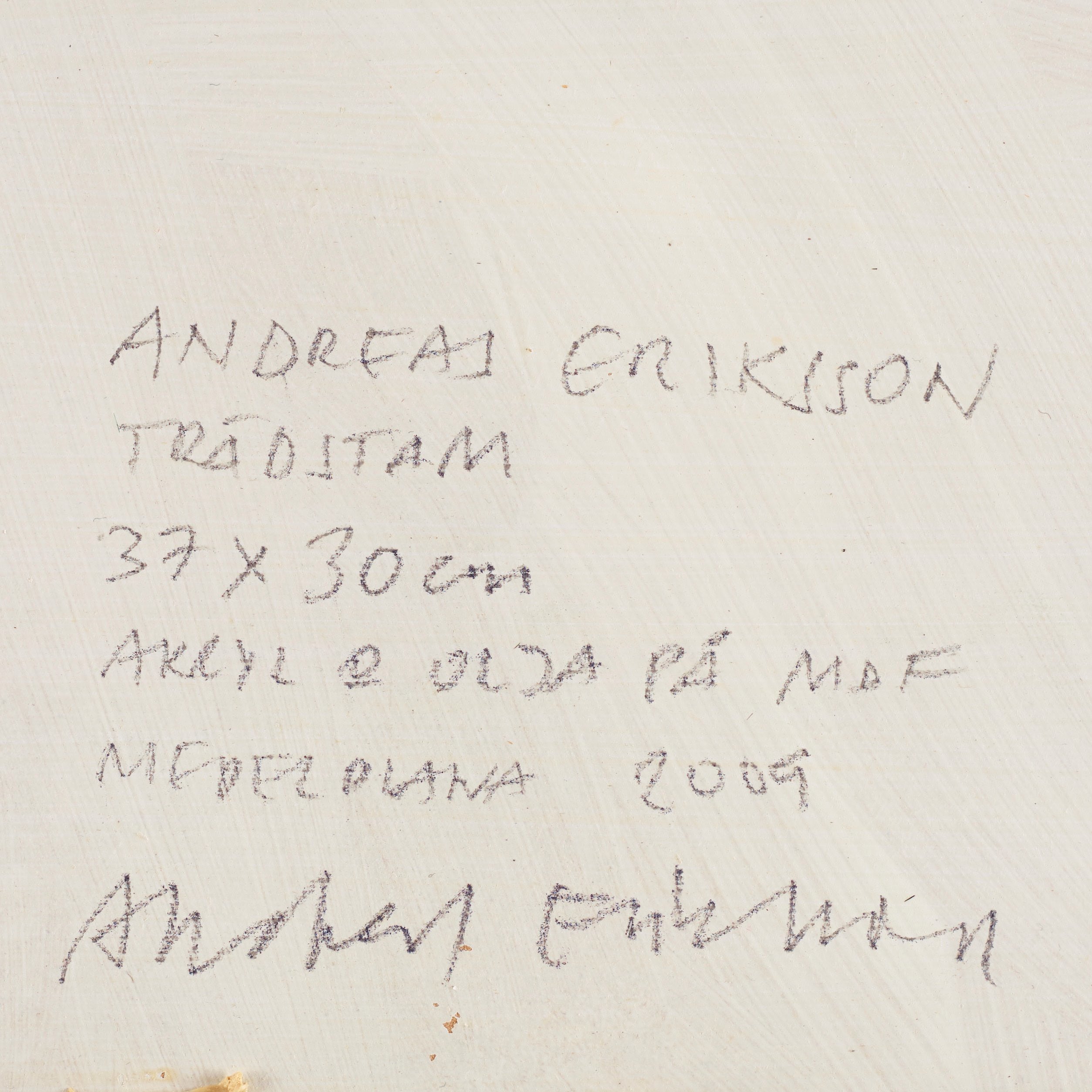 Andreas Eriksson, 'Trädstam'. - Bukowskis