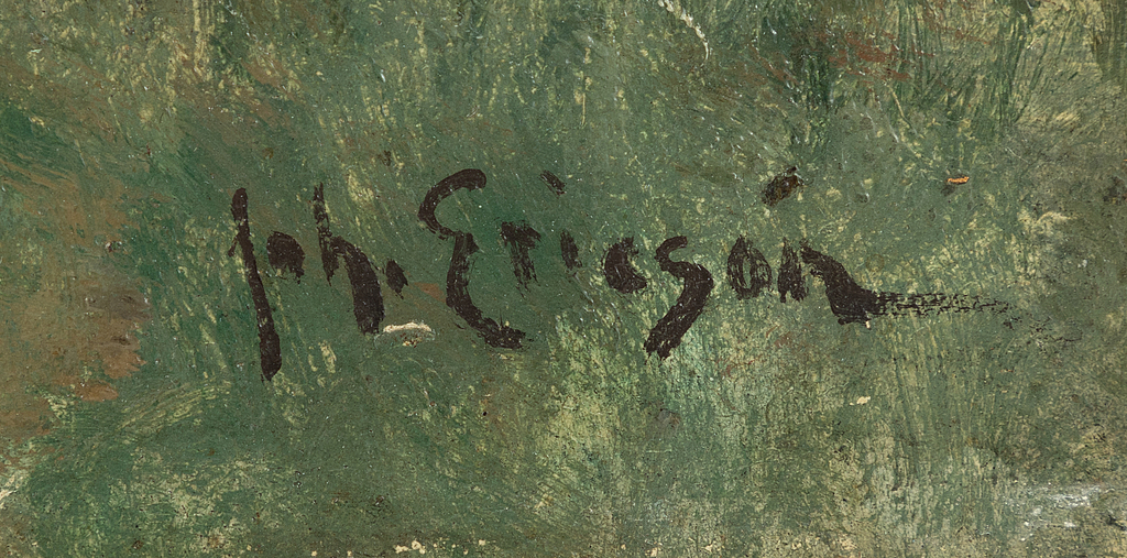 Johan Ericson, I trädgårdslandet. - Bukowskis