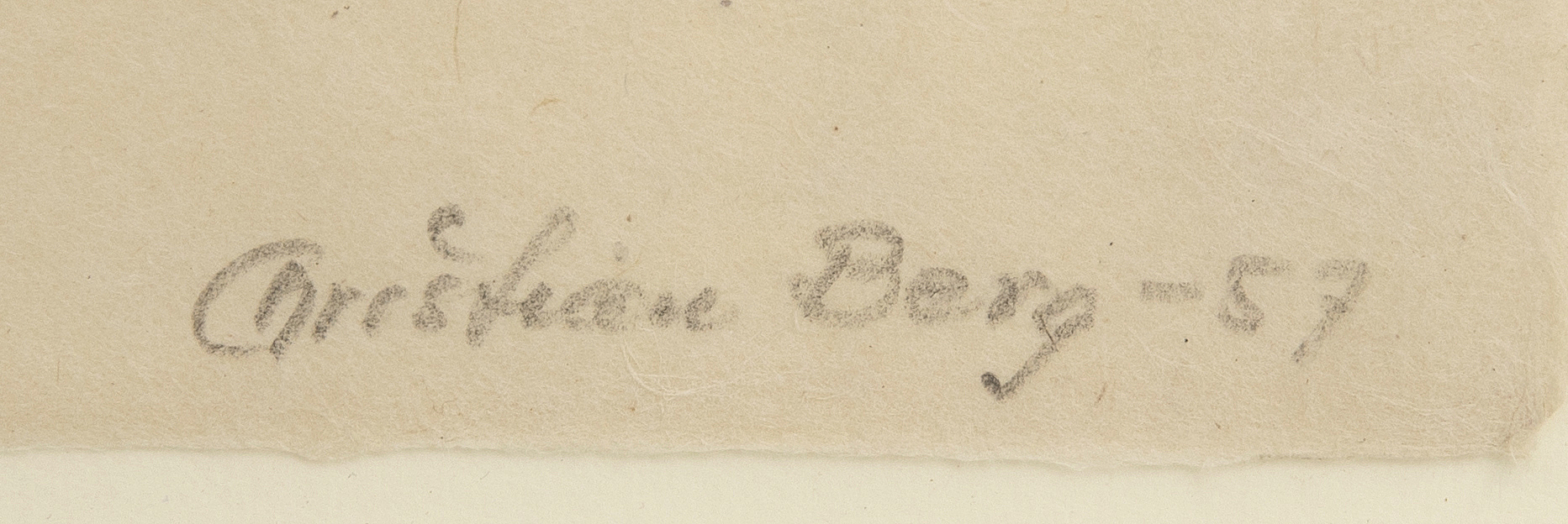 Christian Berg, "Pinjestammar 1". - Bukowskis