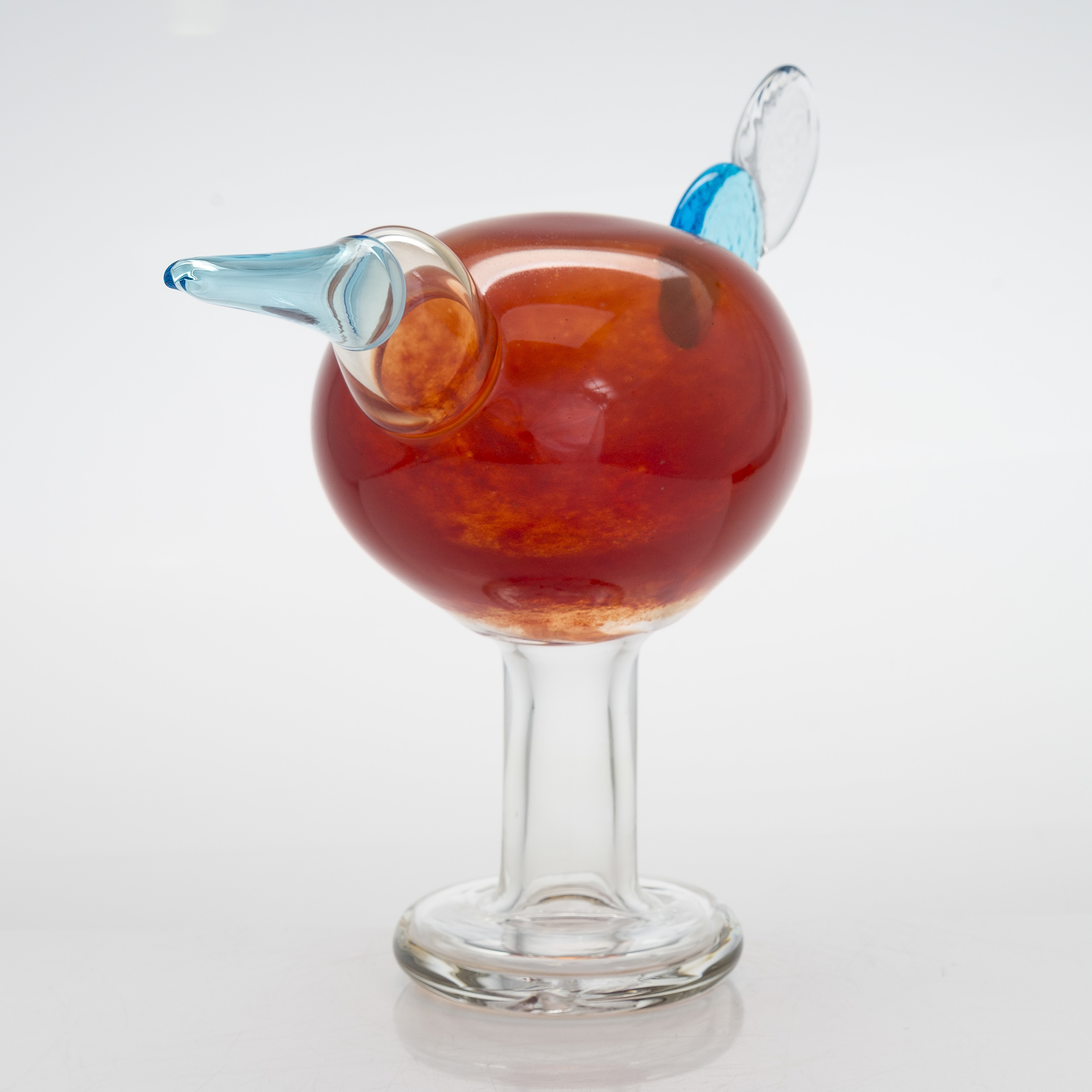 Oiva Toikka, glasfågel, signerad Oiva Toikka IITTALA SCOPE 20 v. 2020 192/500. - Bukowskis