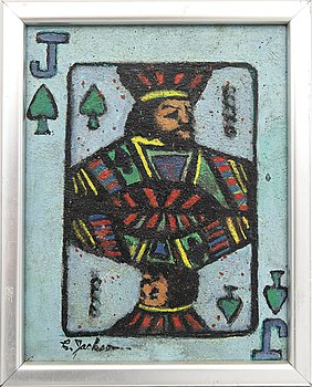 Clifford Jackson, playing card. - Bukowskis
