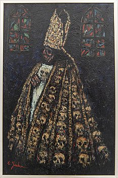 Clifford Jackson, "Bishop with a Skullcap Mantle". - Bukowskis